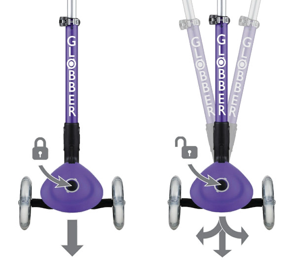 Globber - Koloběžka Junior skládací Lights (GL-437-10) | Astra