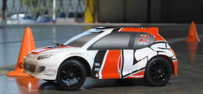 Losi Micro-Rally Car 1:24 4WD RTR oranž/bílý (LOSB0241IT2) | Astra