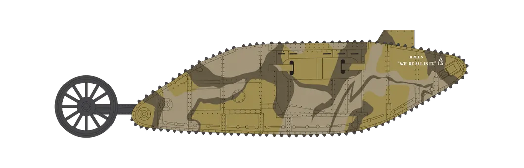 Airfix WWI Female Tank (1:76) (Vintage) (AF-A02337V) | Astra