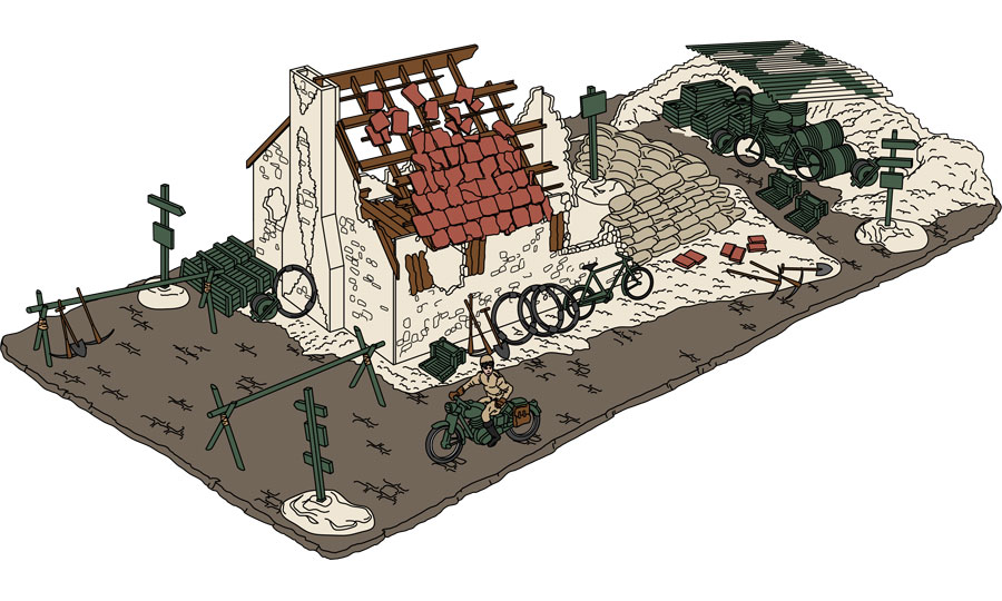 Airfix diorama Forward Command Post (1:76) (AF-A03381) | Astra