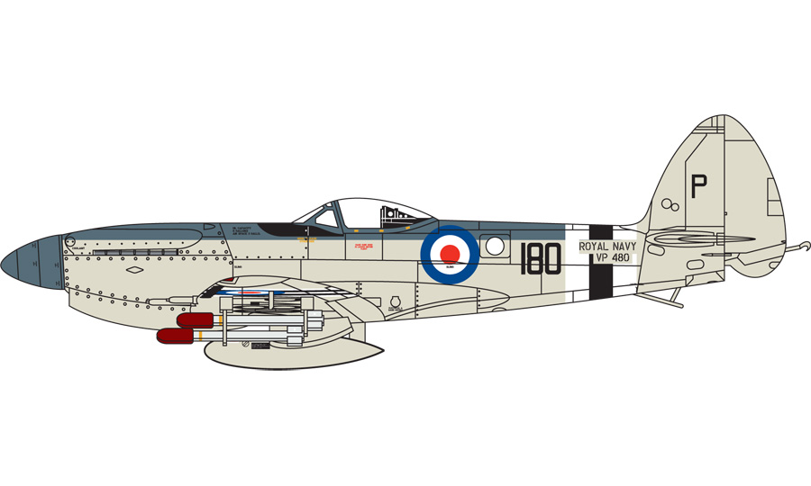 Airfix Supermarine Seafire FR46/47 (1:48) (AF-A06103) | Astra