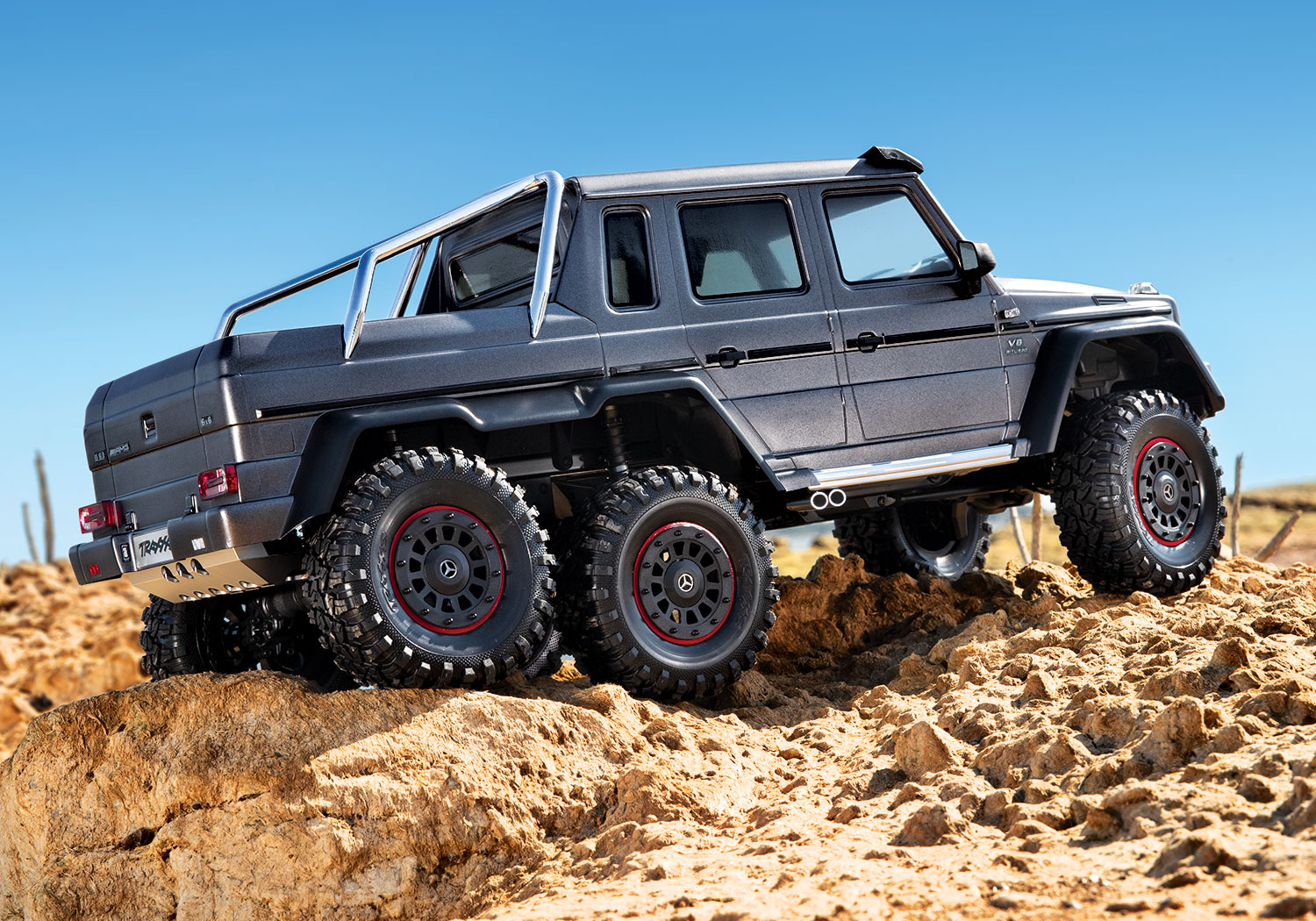 Traxxas TRX-6 Mercedes-Benz G 63 AMG 6x6 RC Truck (TRA88096-4)