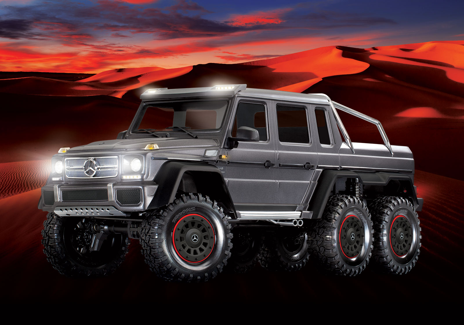 Traxxas TRX-6 Mercedes-Benz G 63 AMG 6x6 RC Truck (TRA88096-4)