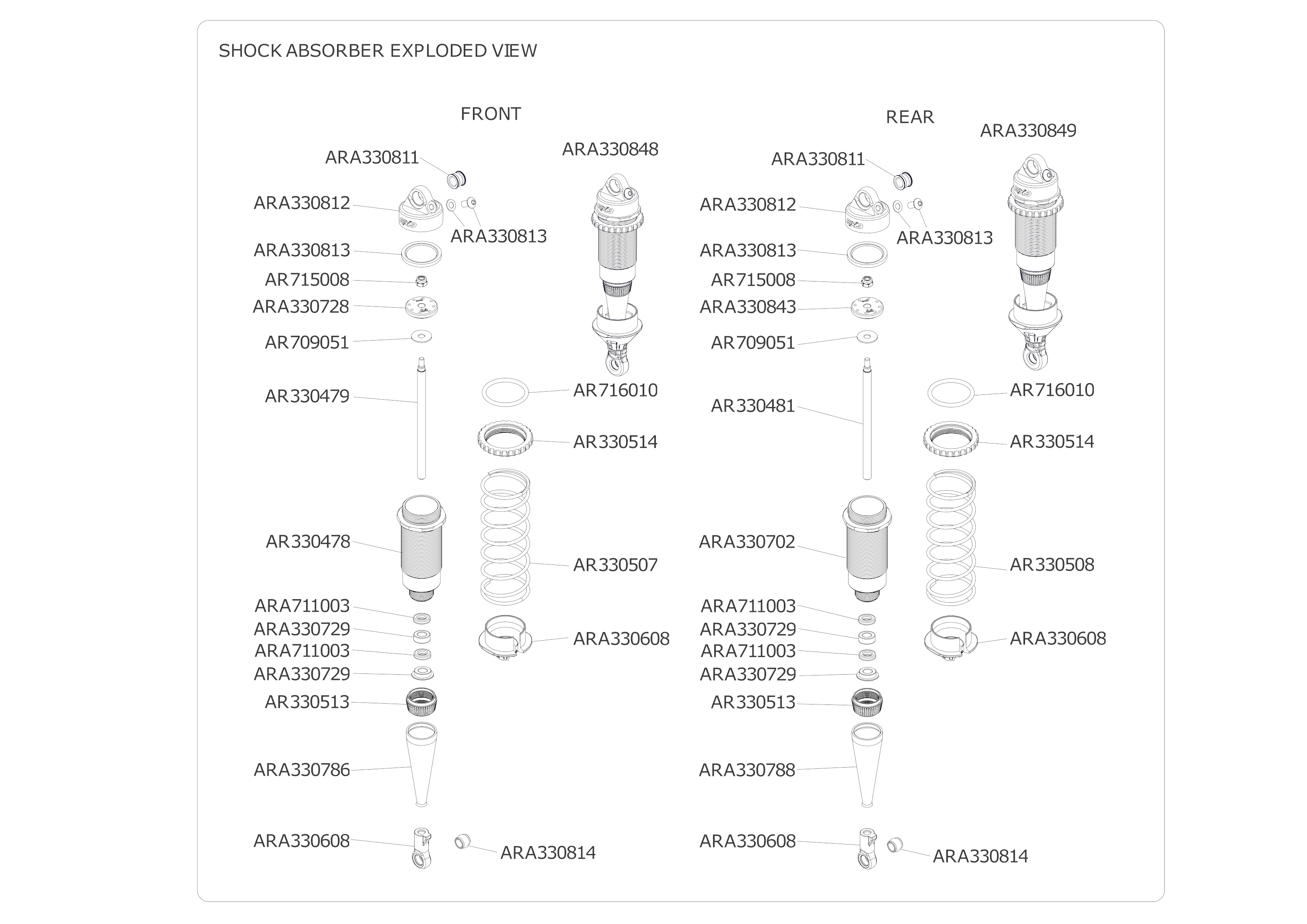 Exploded view: - Shock | Astra