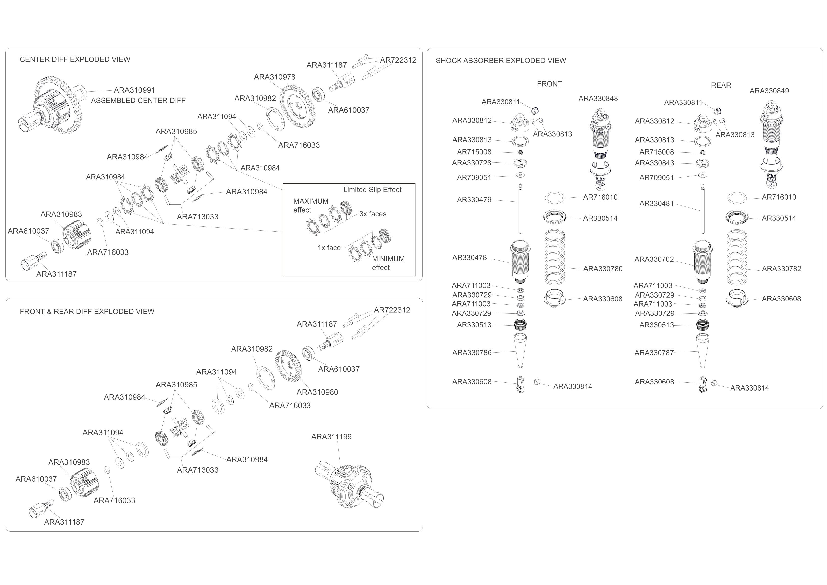 Exploded view: - Diffs and Shocks | Astra