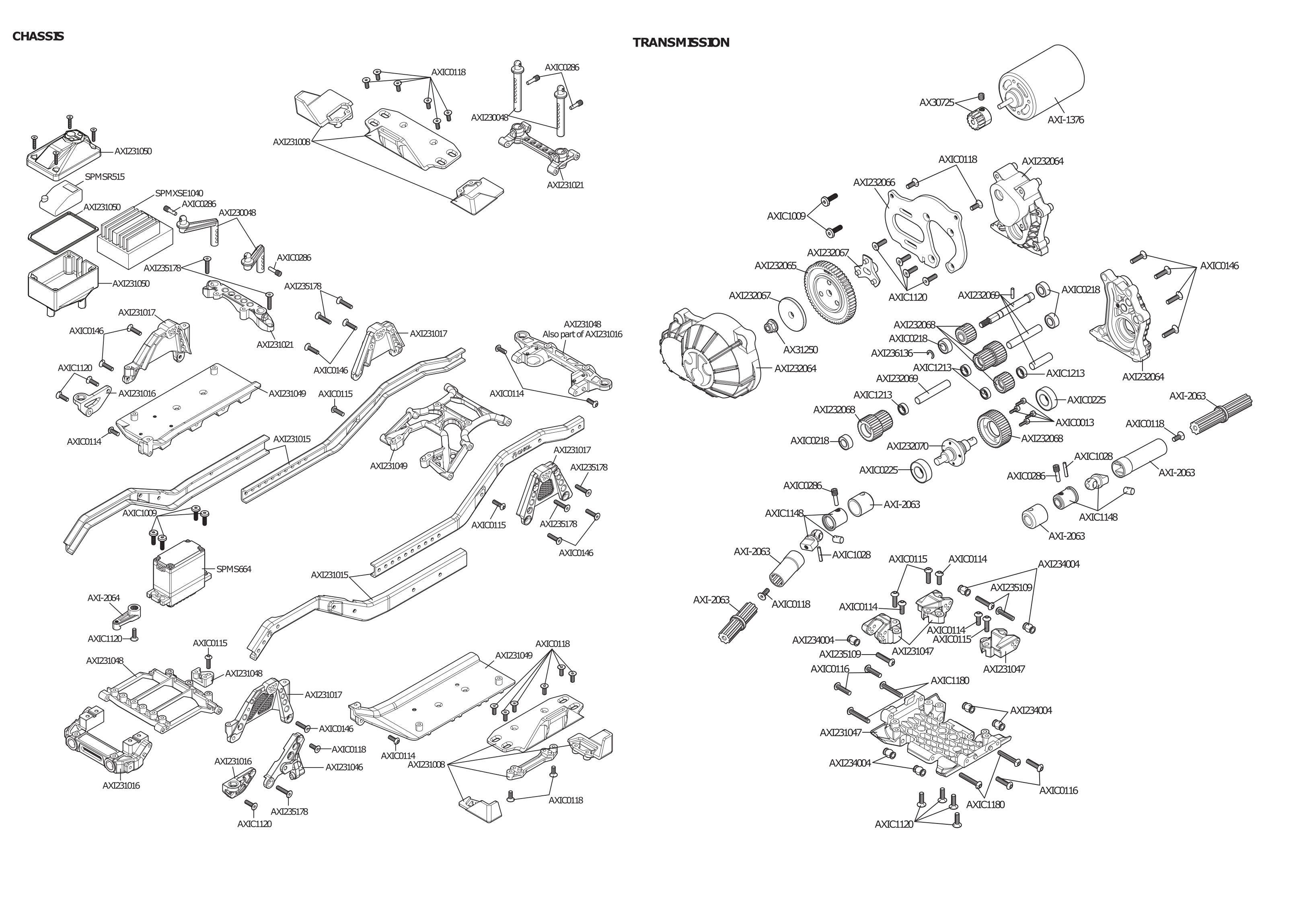 Exploded view: - Chassis | Astra