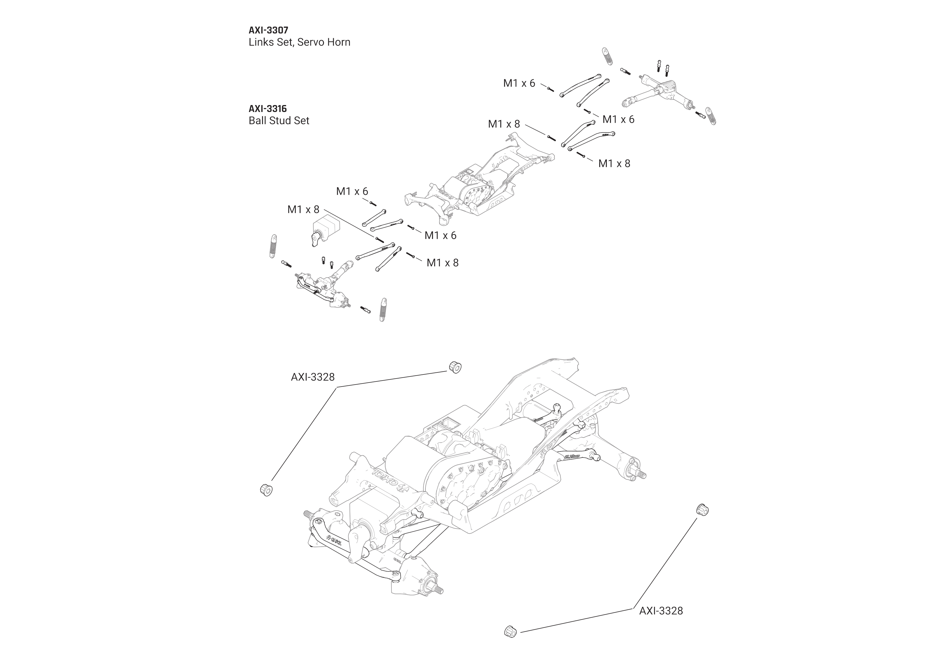Explozivní výkres: - Šasi | Astra