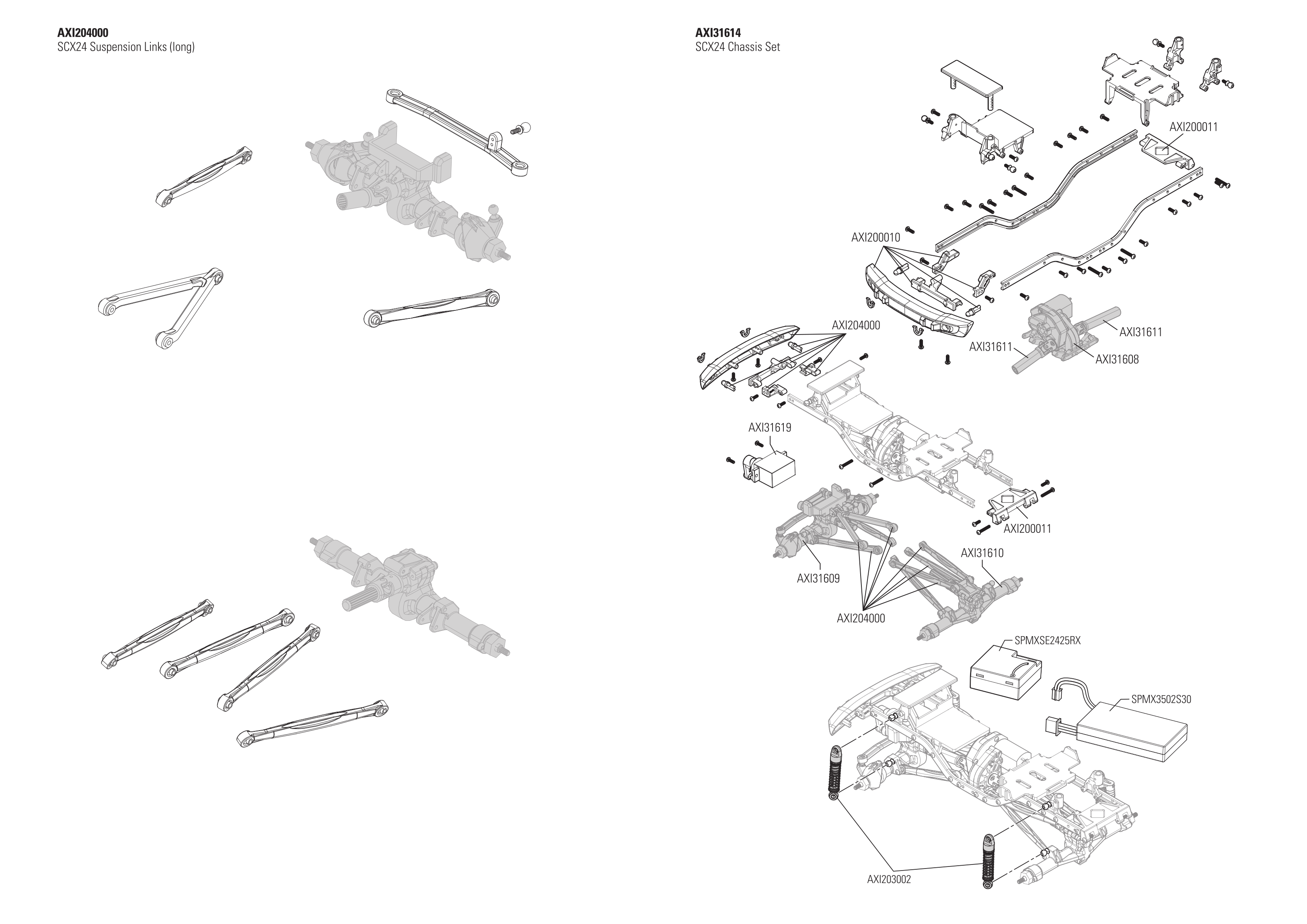 Exploded view: - Chassis | Astra