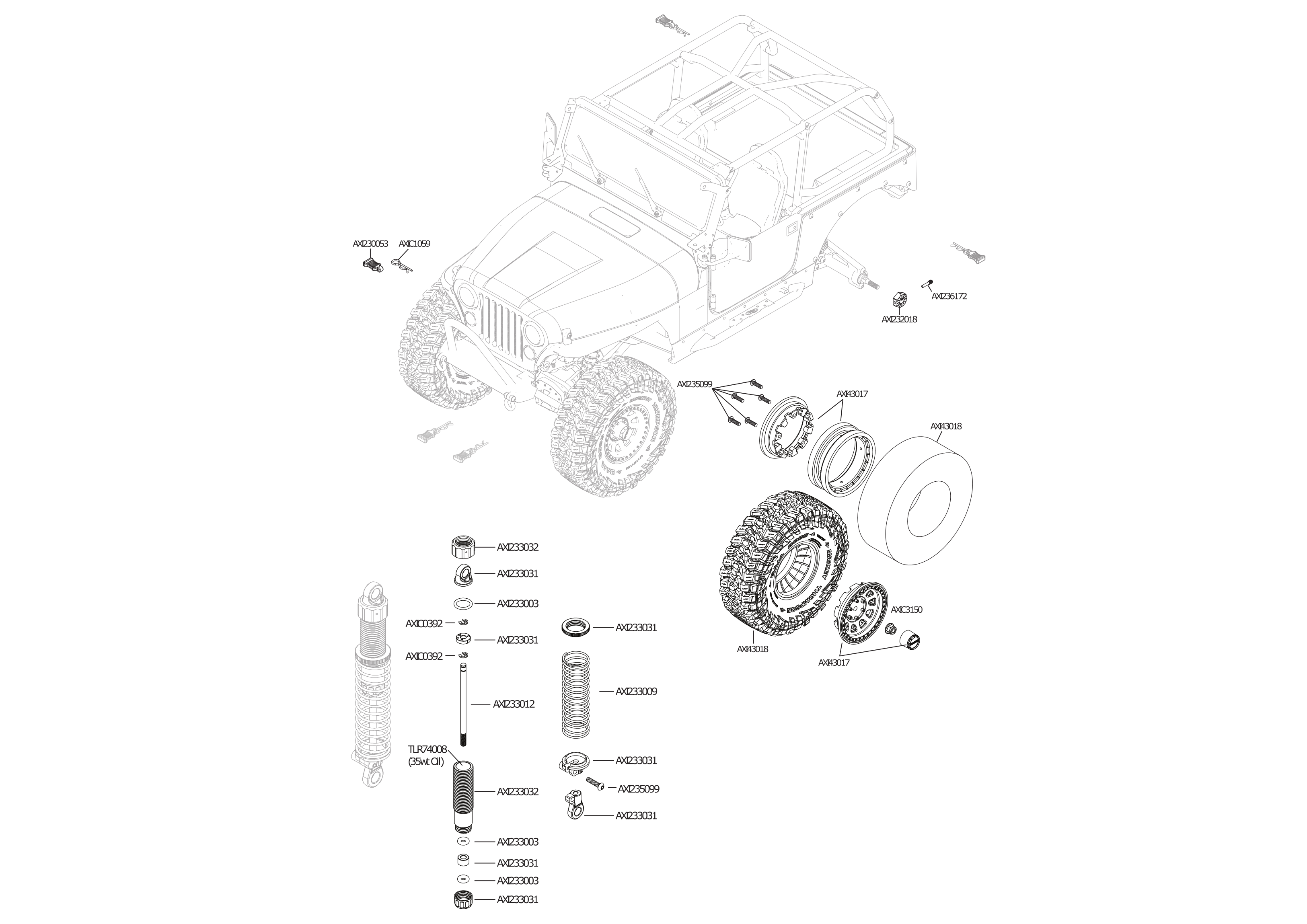Exploded view: - Shock | Astra