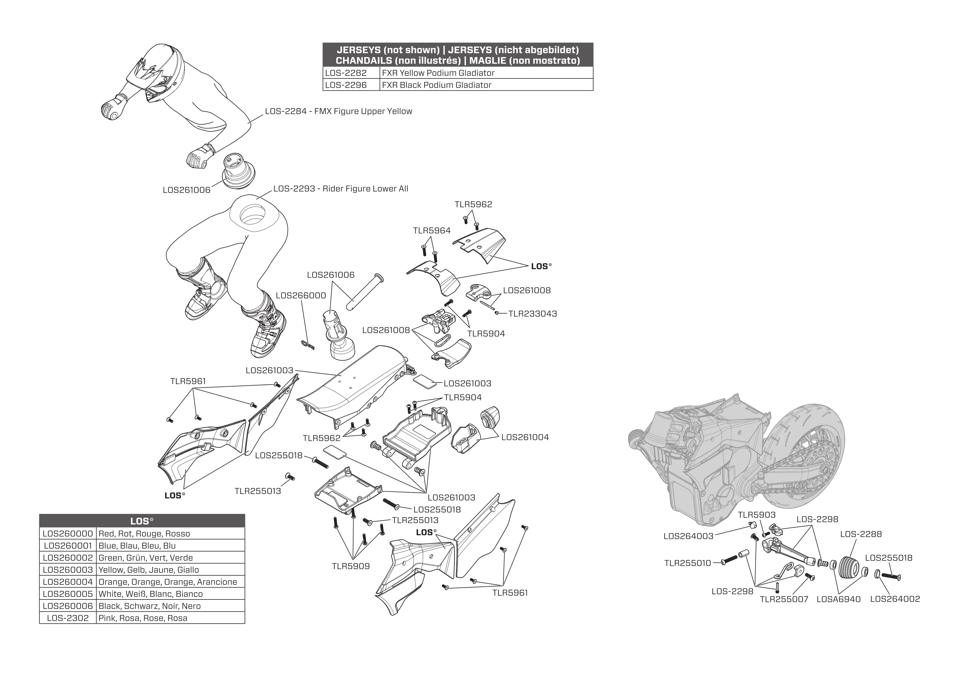 Exploded view: - Body | Astra