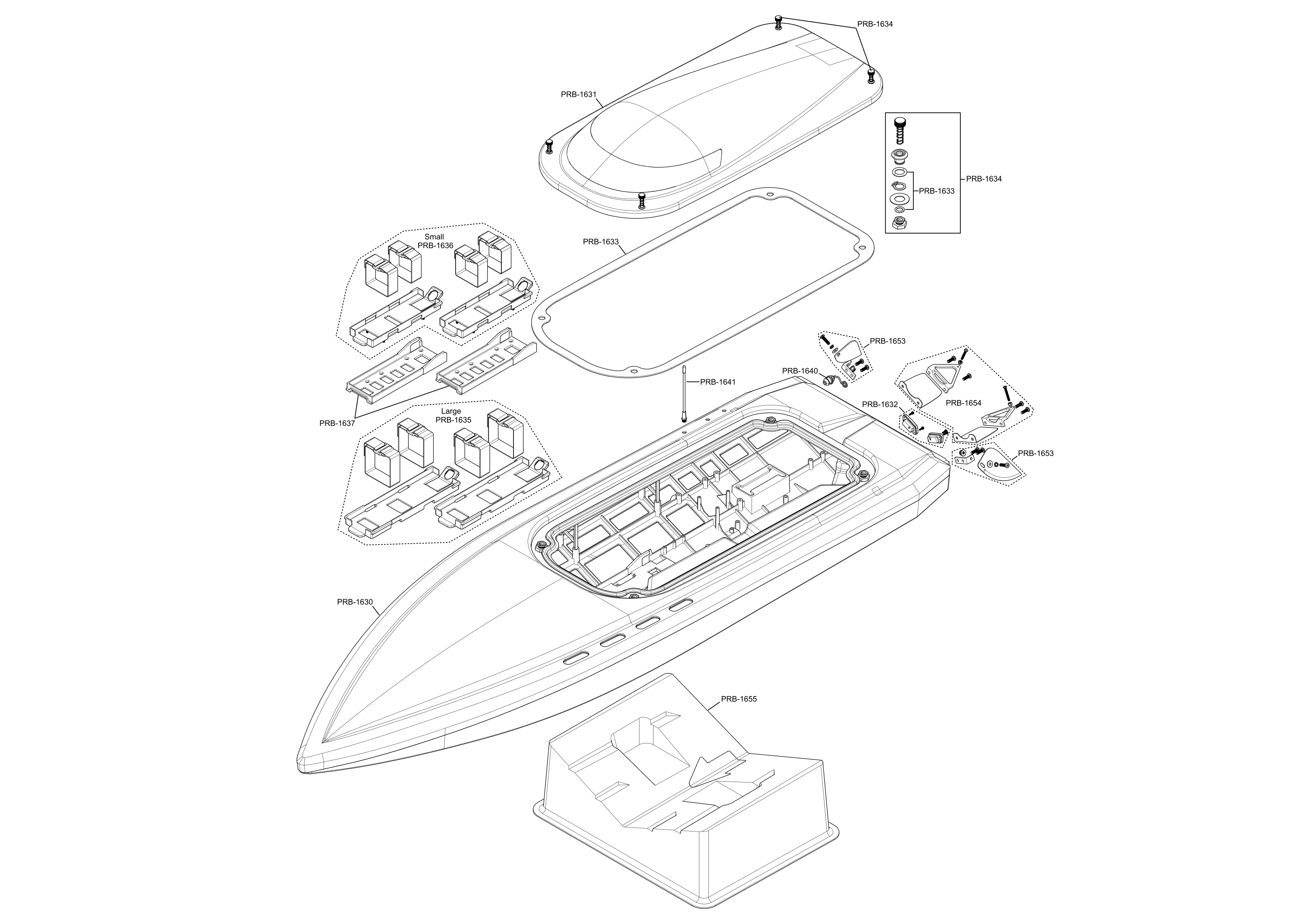 Exploded view: - Hull | Astra