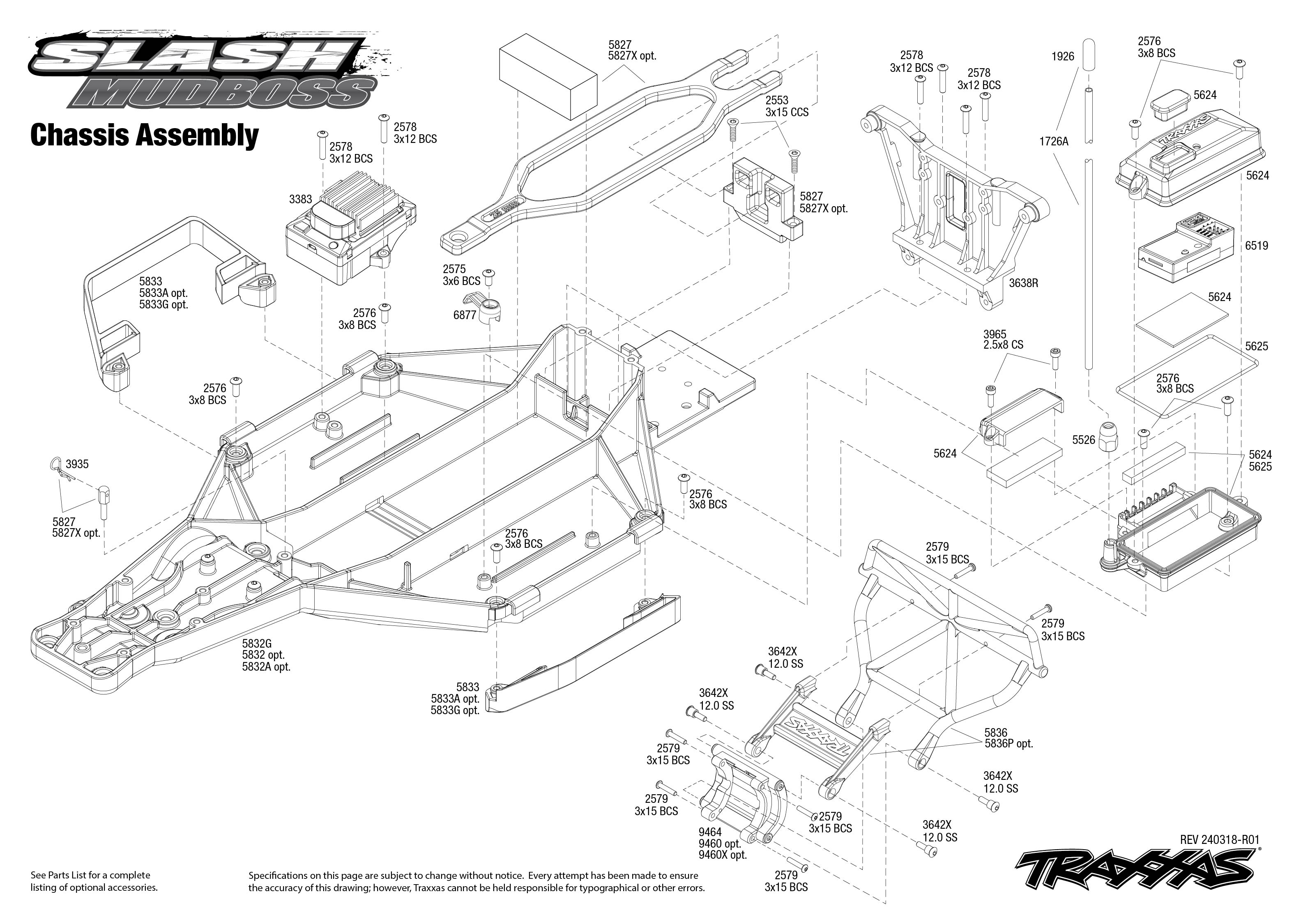 Exploded view: - Chassis | Astra