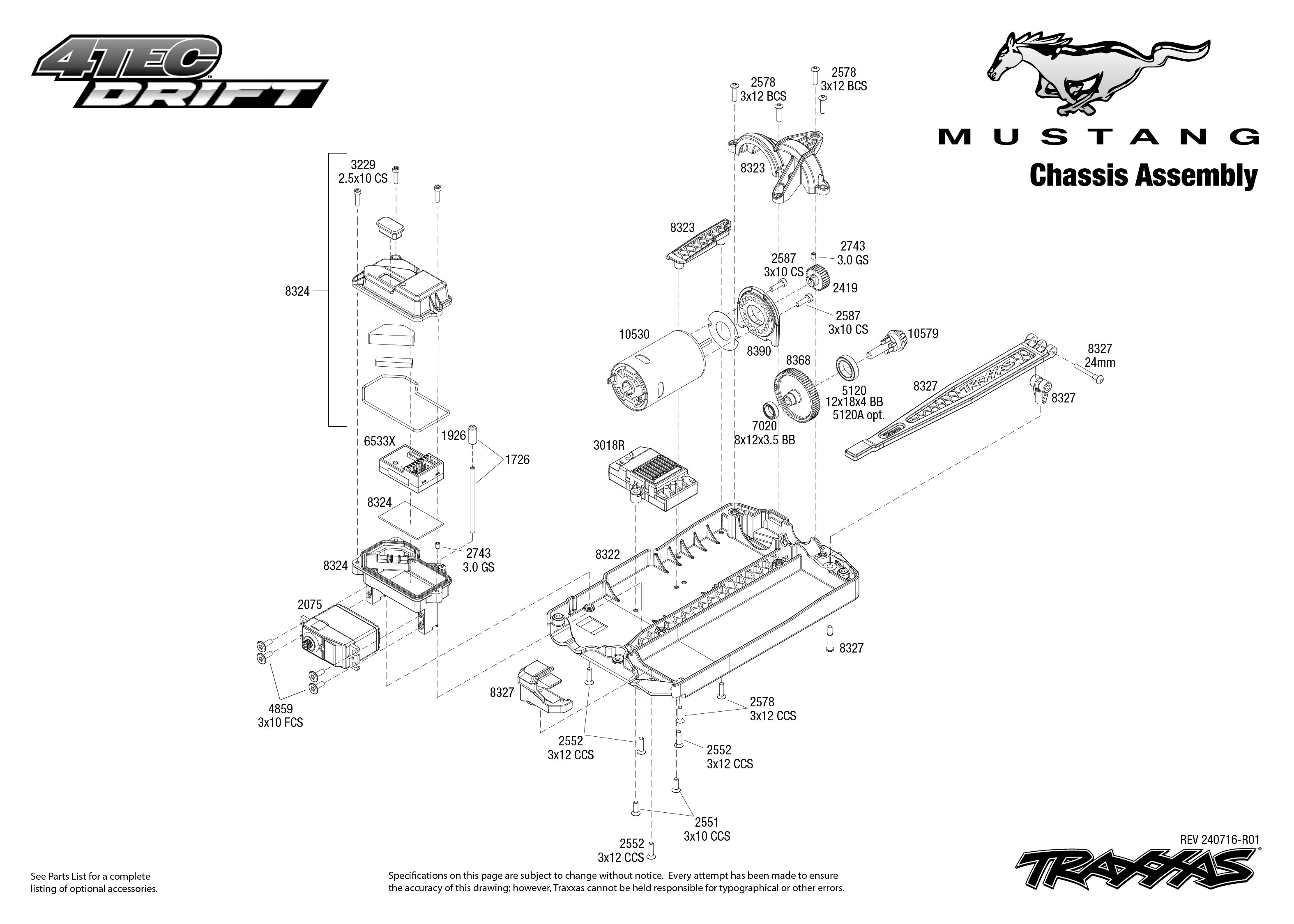 Exploded view: - Chassis | Astra