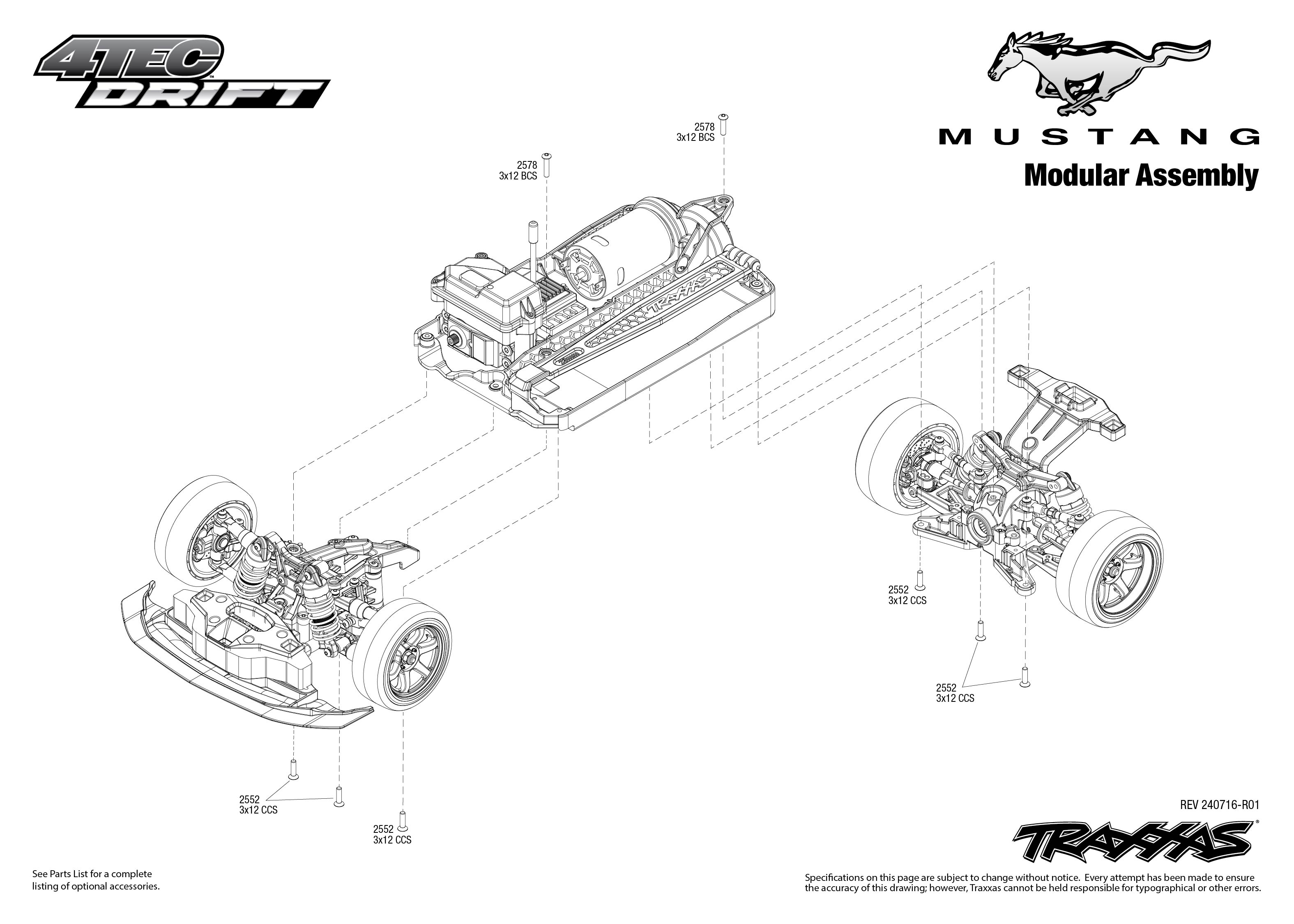 Exploded view: - Modular assembly | Astra