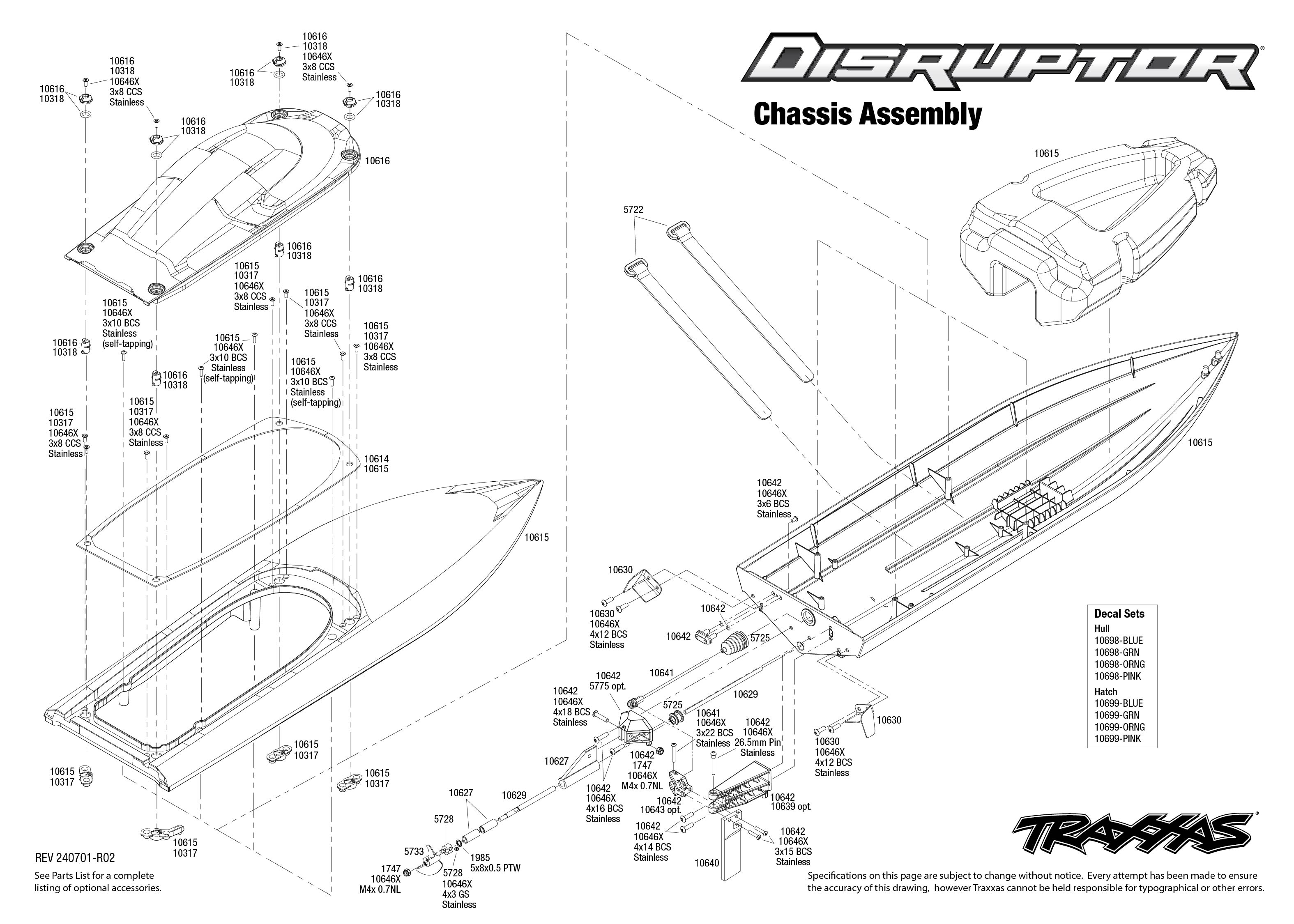 Exploded view: - Chassis | Astra