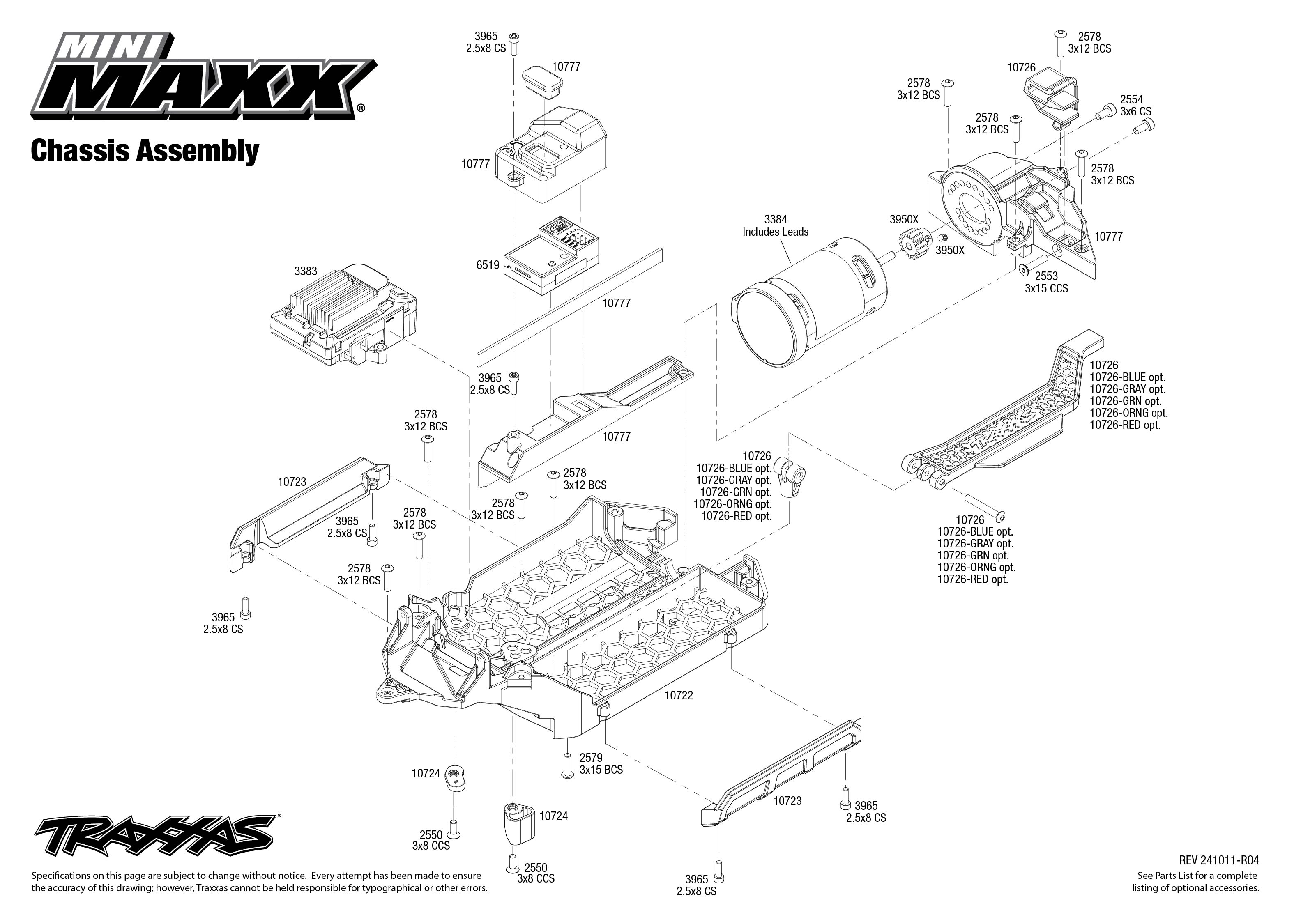 Exploded view: - Chassis | Astra