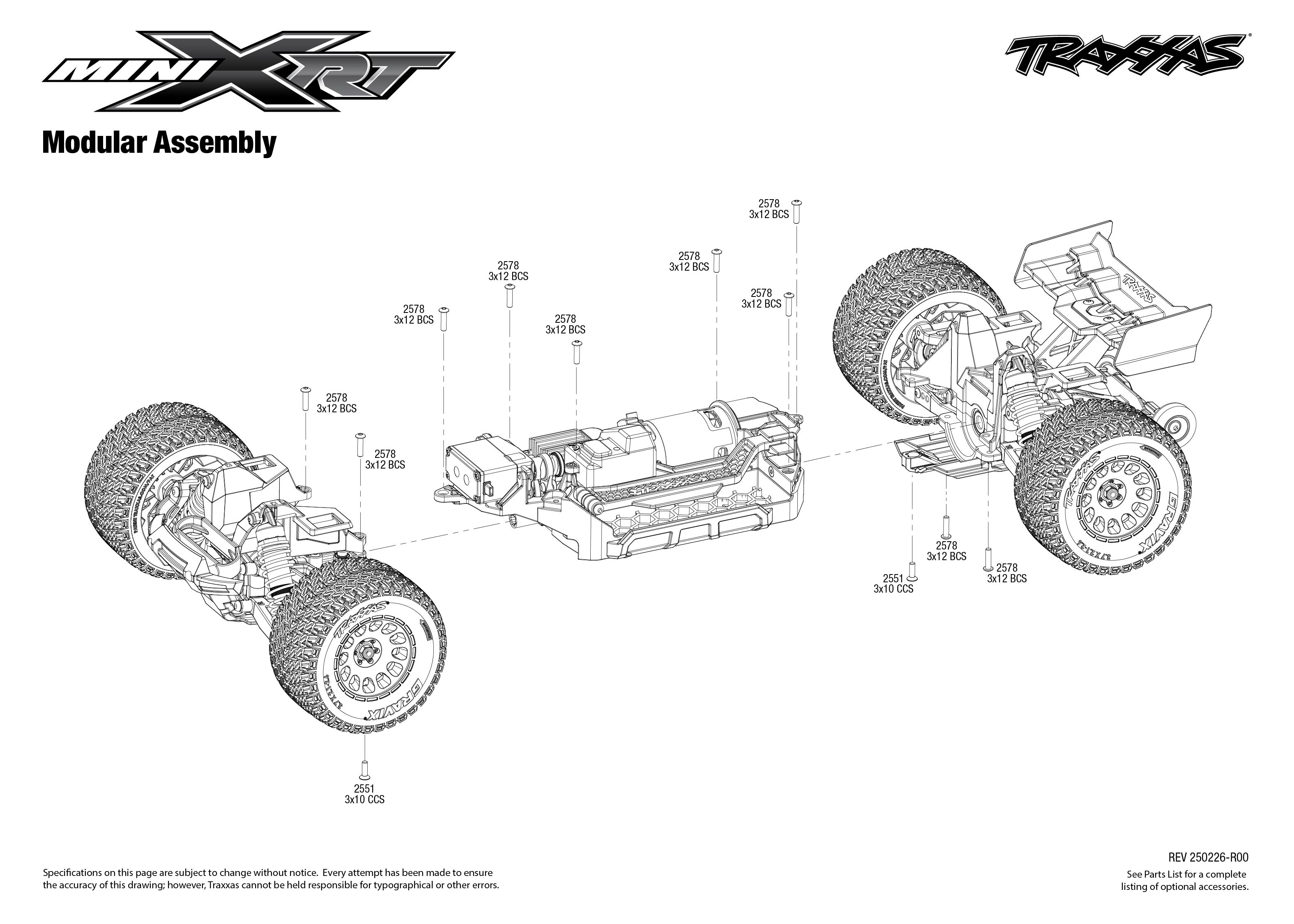 Exploded view: - Modular assembly | Astra