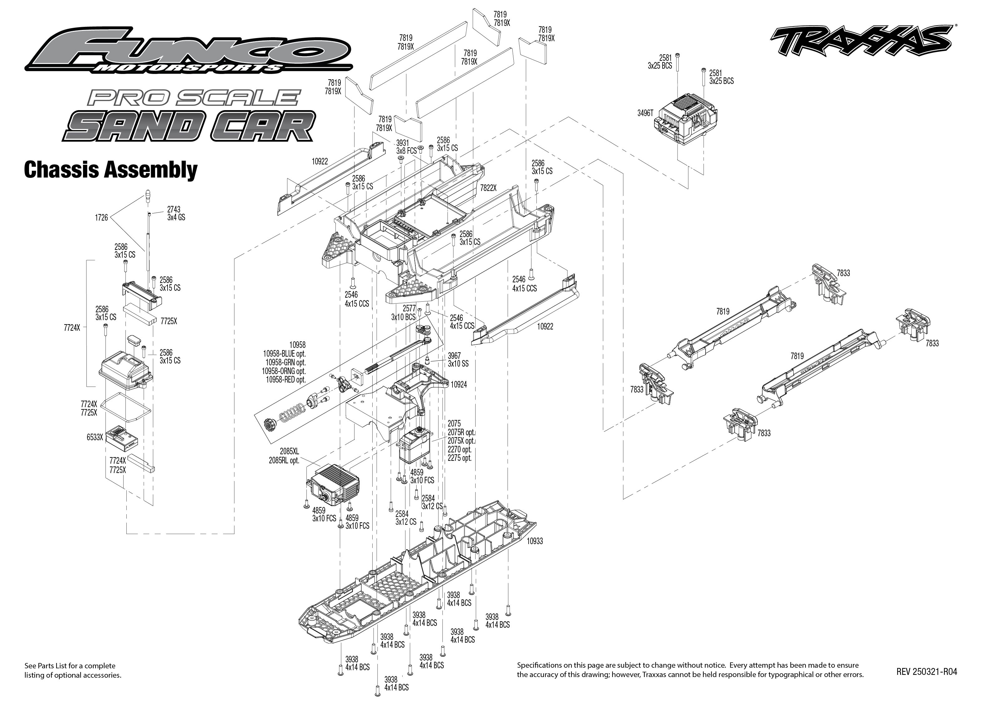 Exploded view: - Chassis | Astra