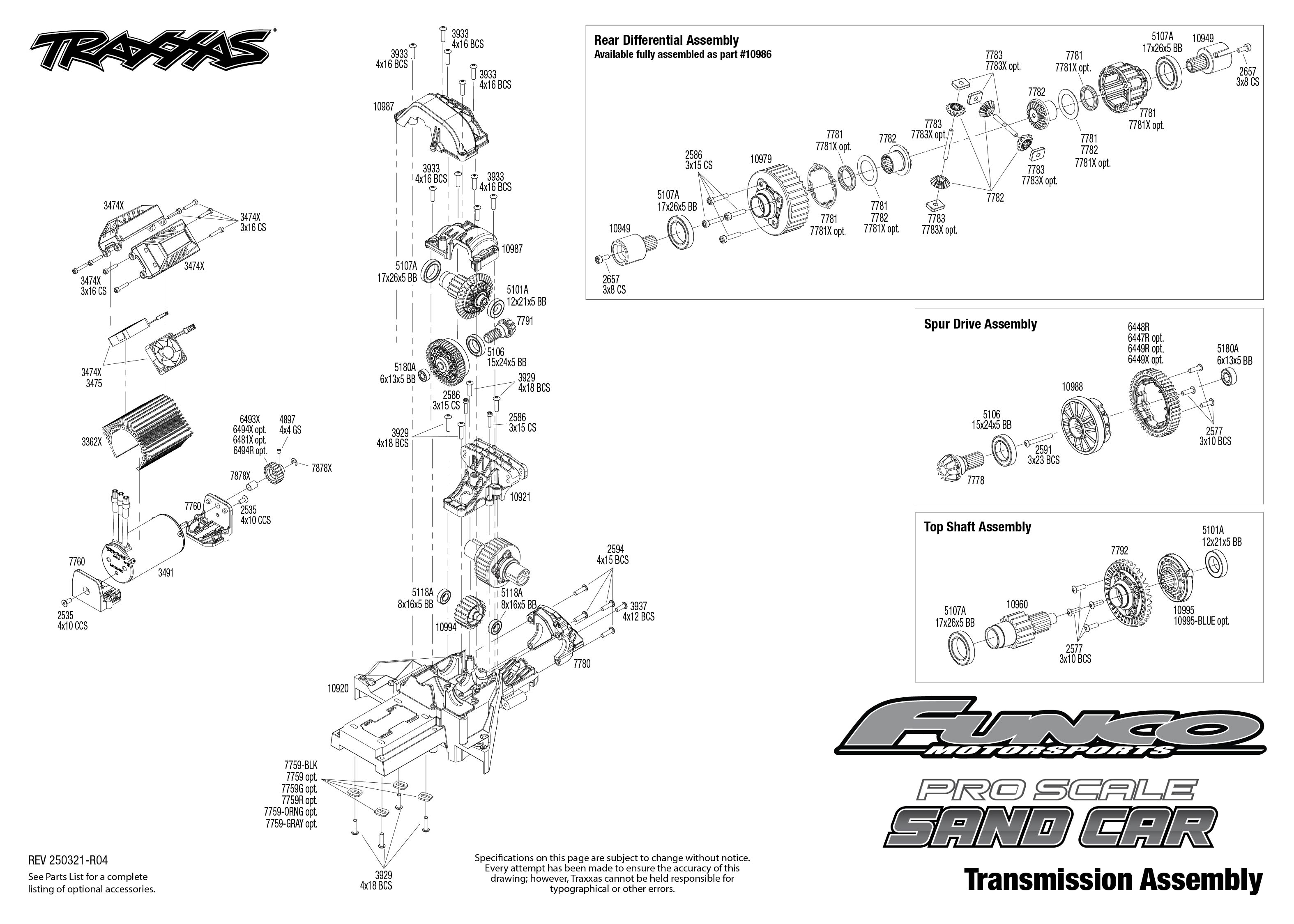 Exploded view: - Transmission | Astra