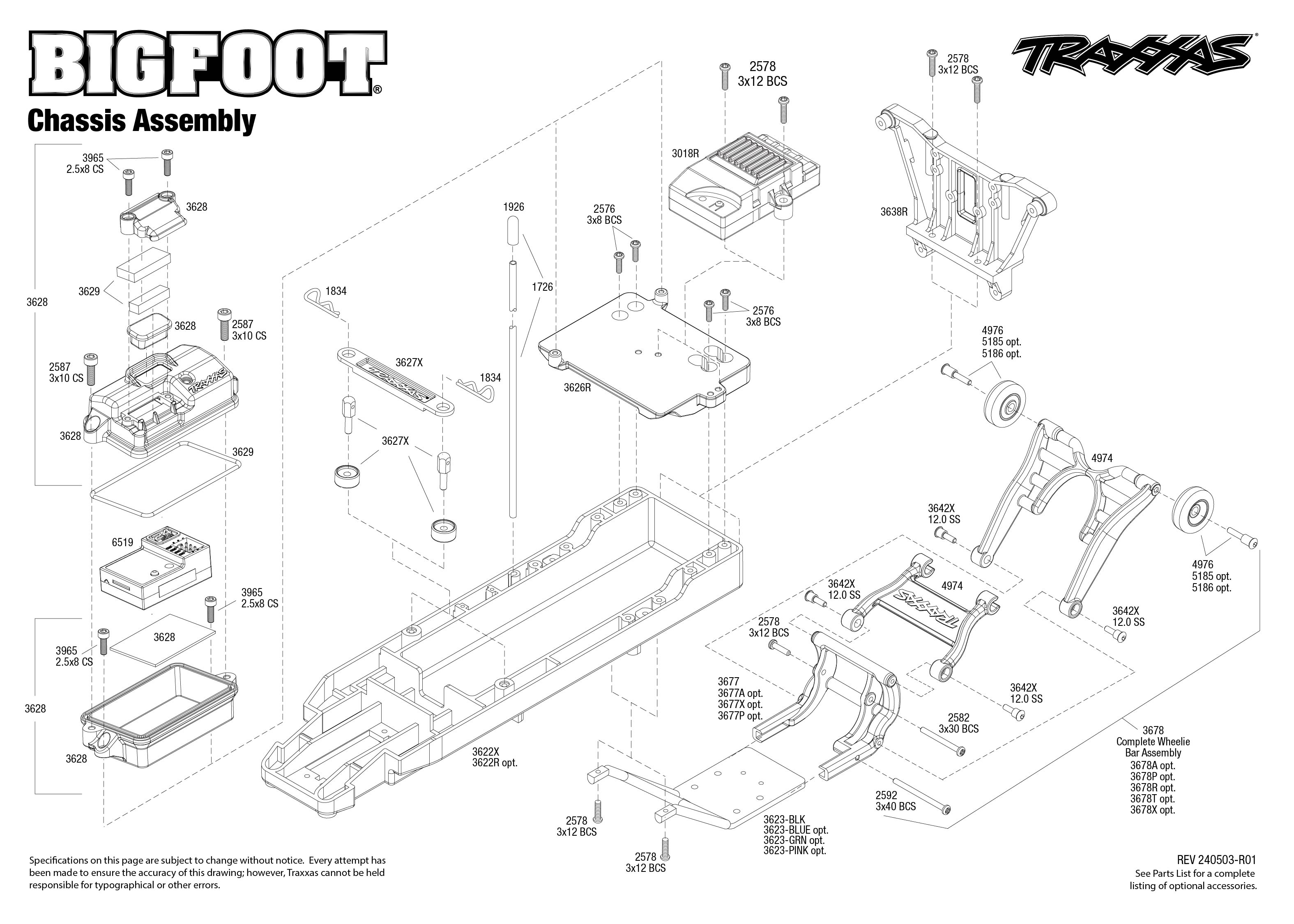 Exploded view: - Chassis | Astra