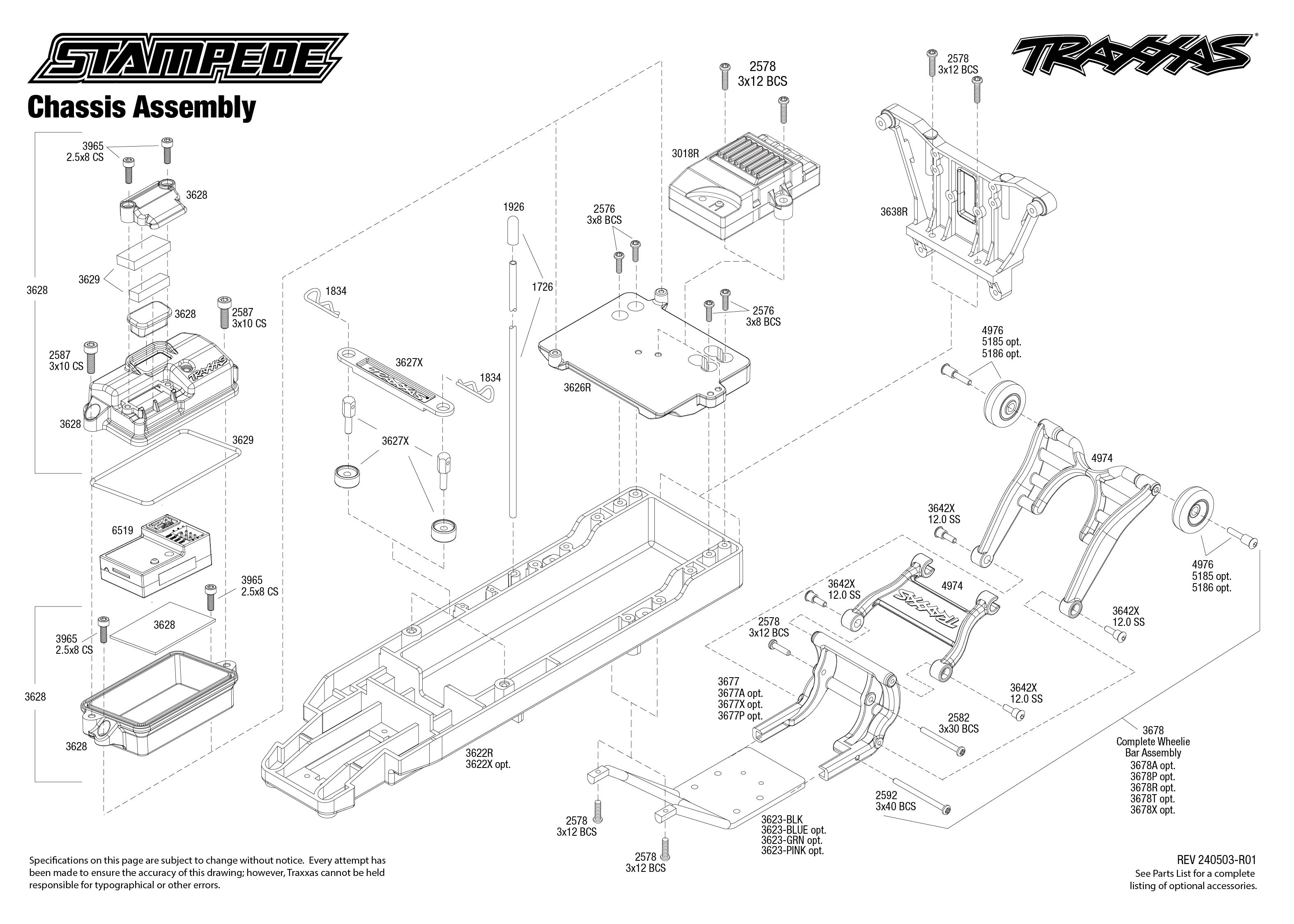 Exploded view: - Chassis | Astra