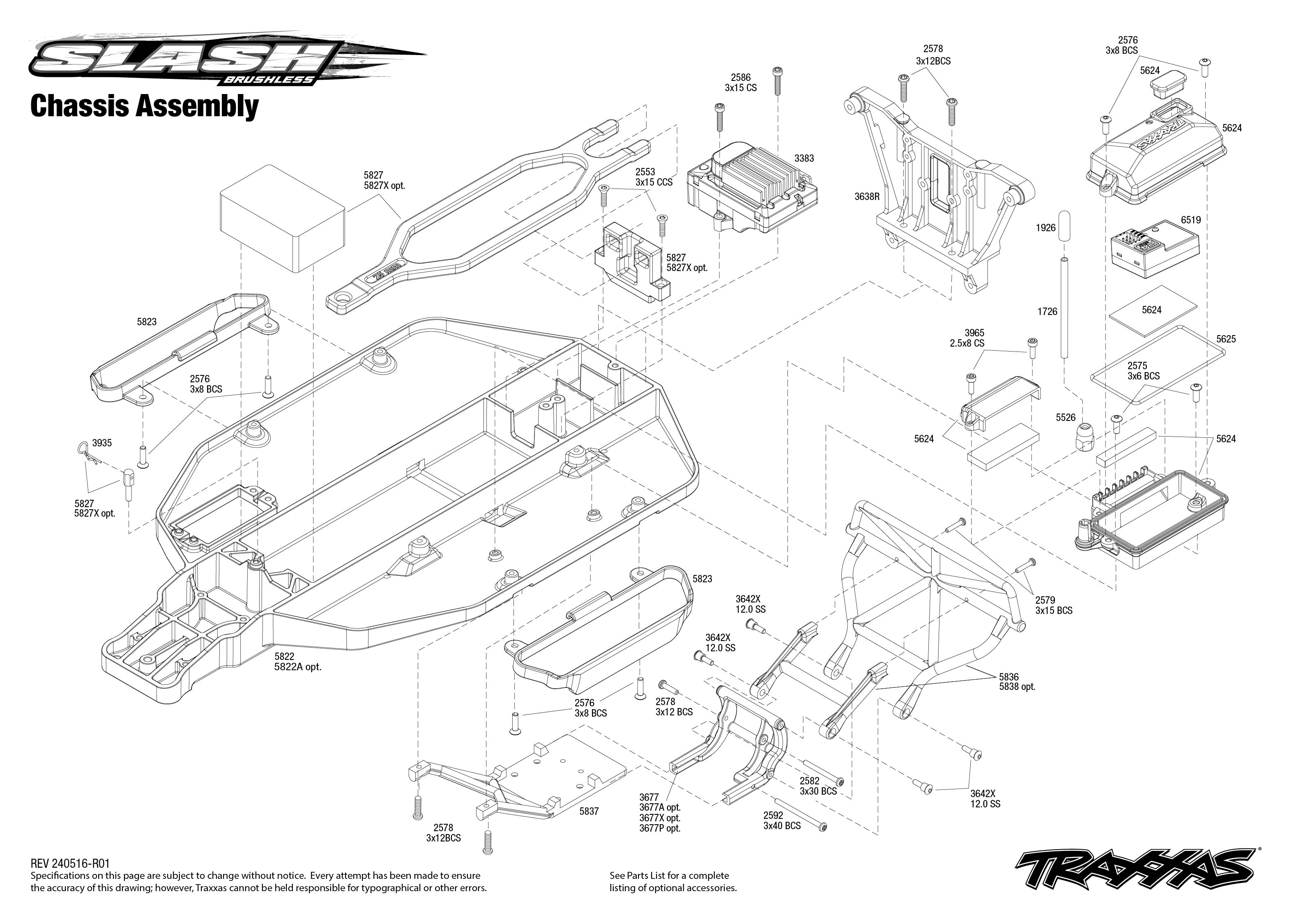 Exploded view: - Chassis | Astra
