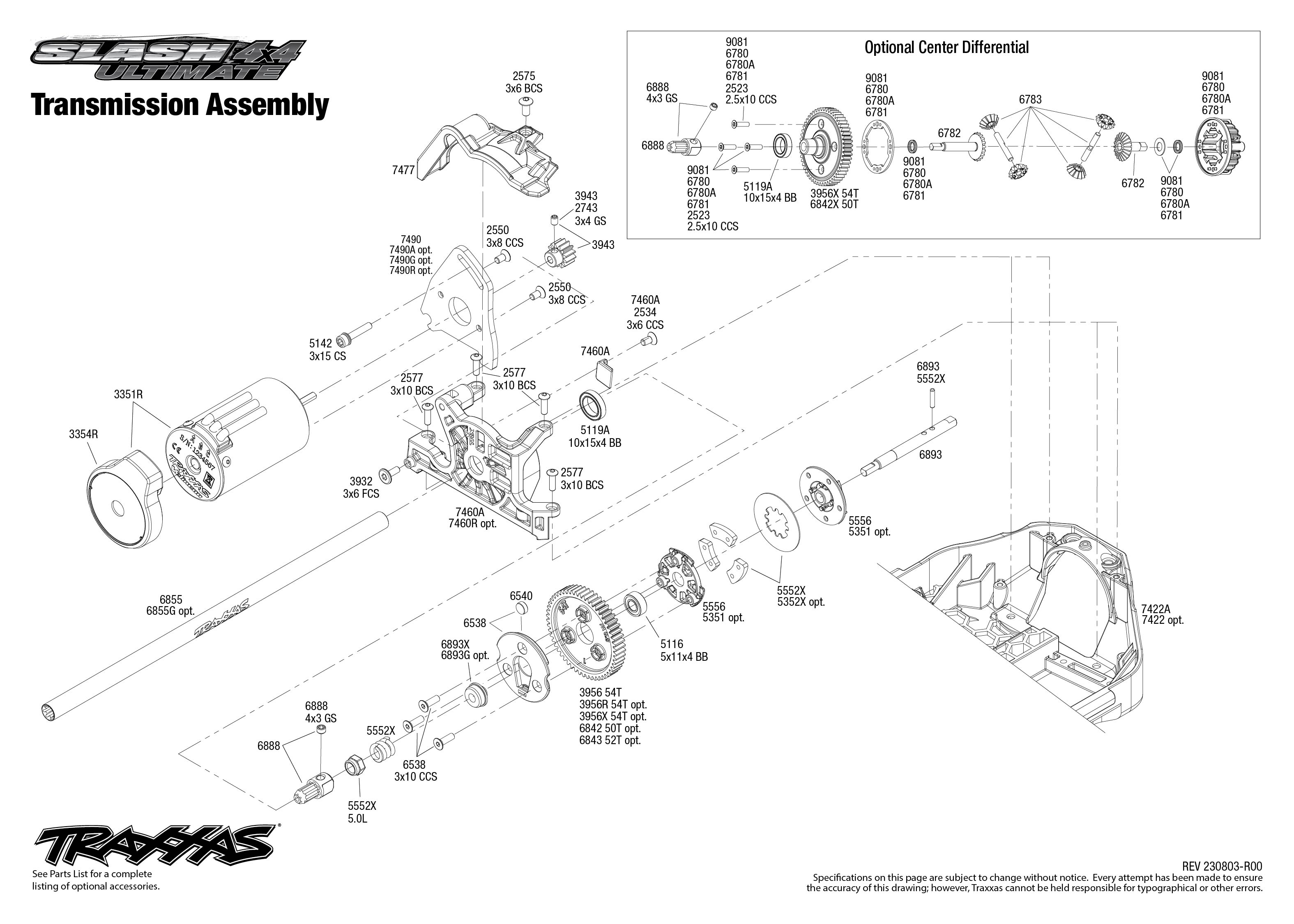 Exploded view: - Transmission | Astra