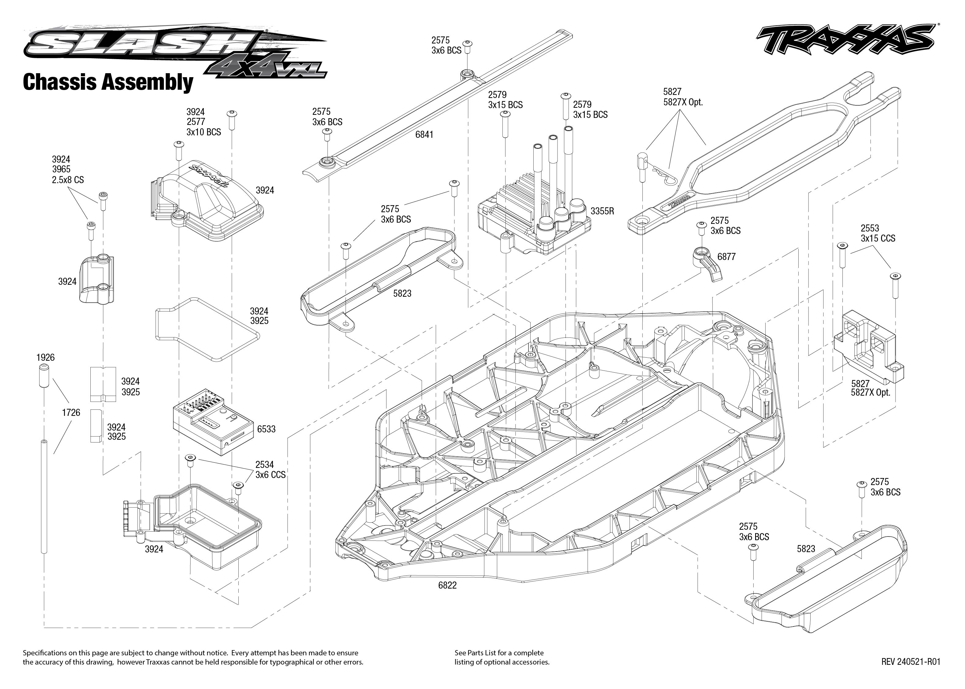 Exploded view: - Chassis | Astra