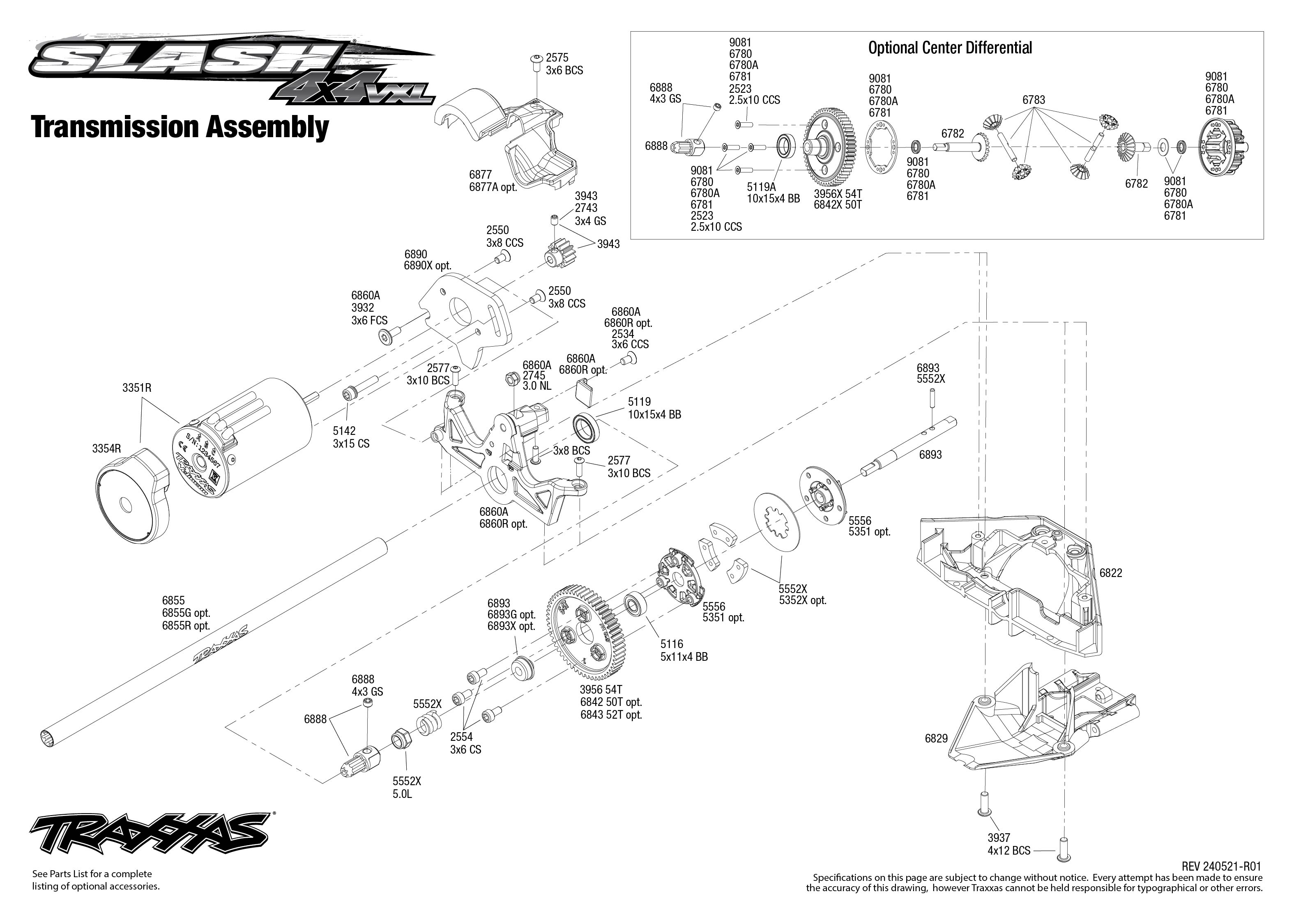 Exploded view: - Transmission | Astra