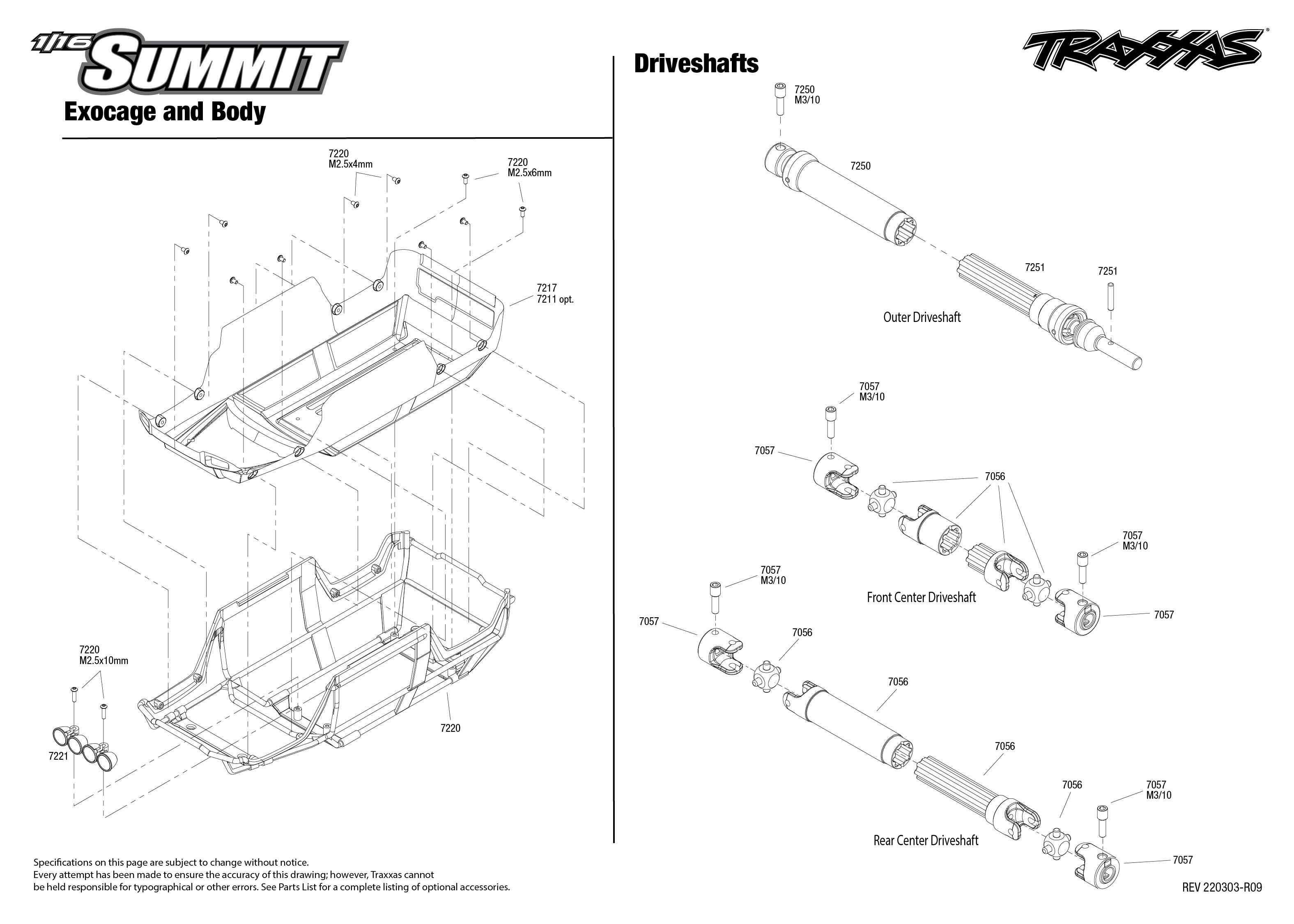 Exploded view: Summit 1:16 RTR Rock'n Roll - Pohon | Astra