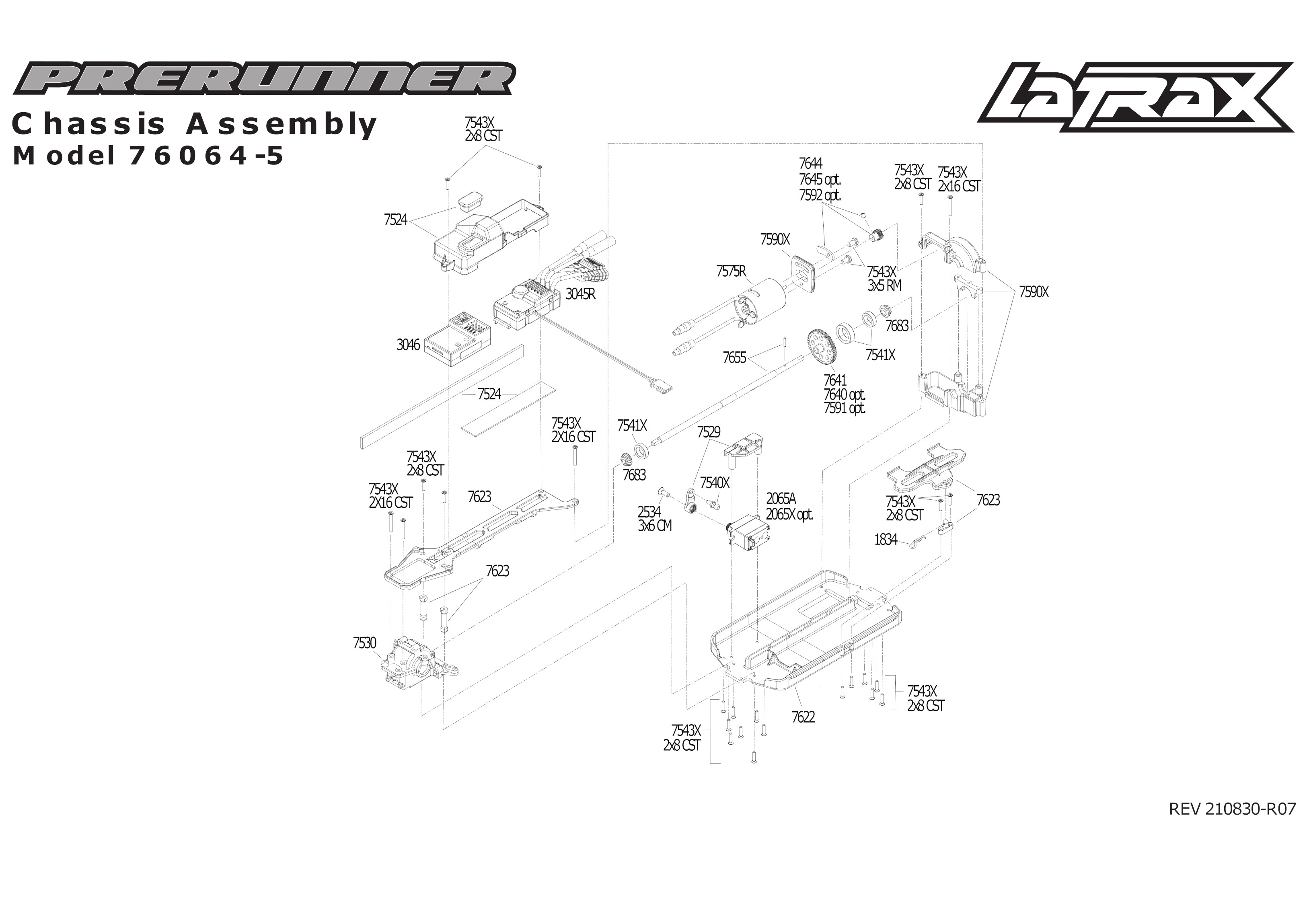 Exploded view: - Chassis | Astra