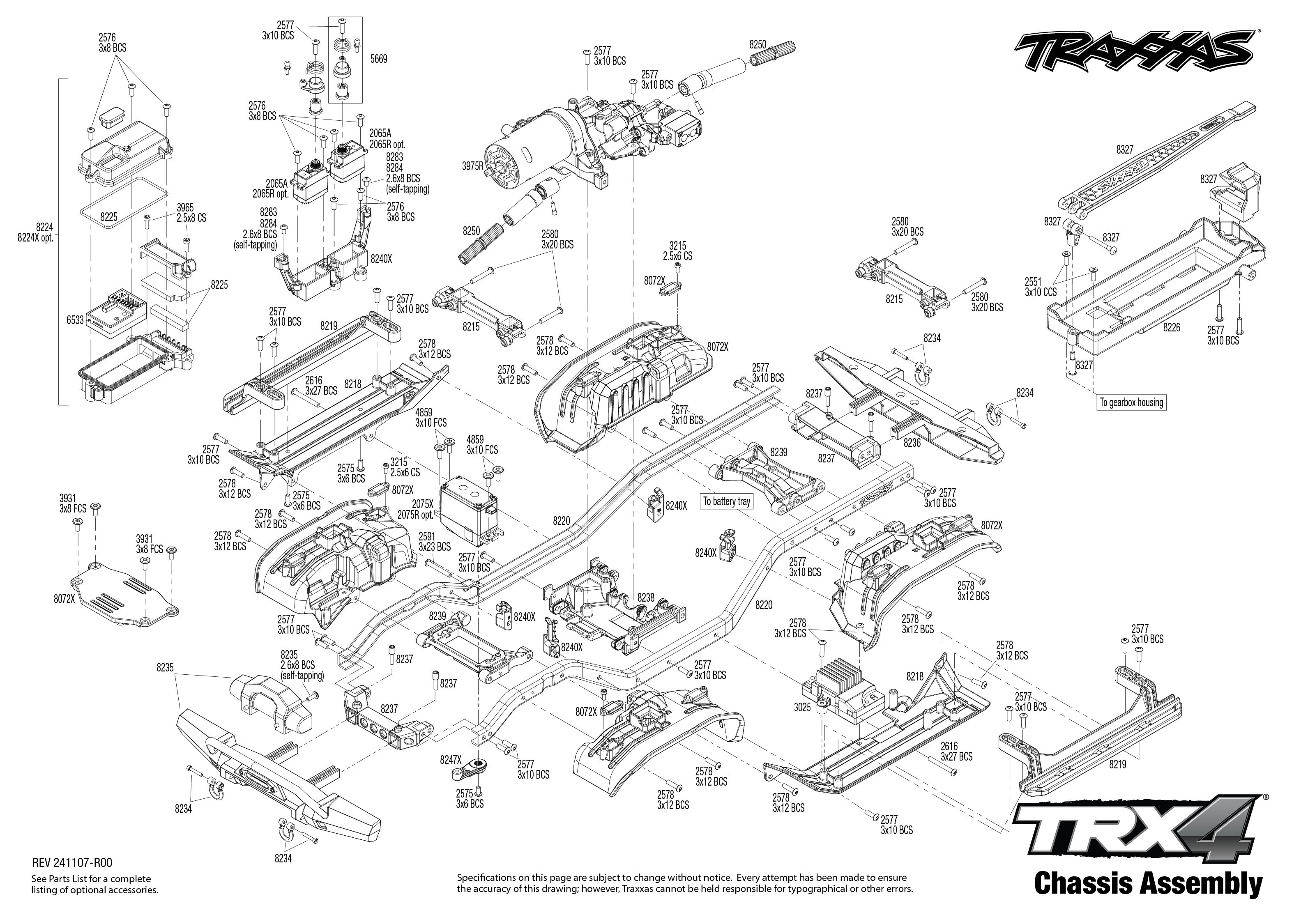 Exploded view: - Chassis | Astra