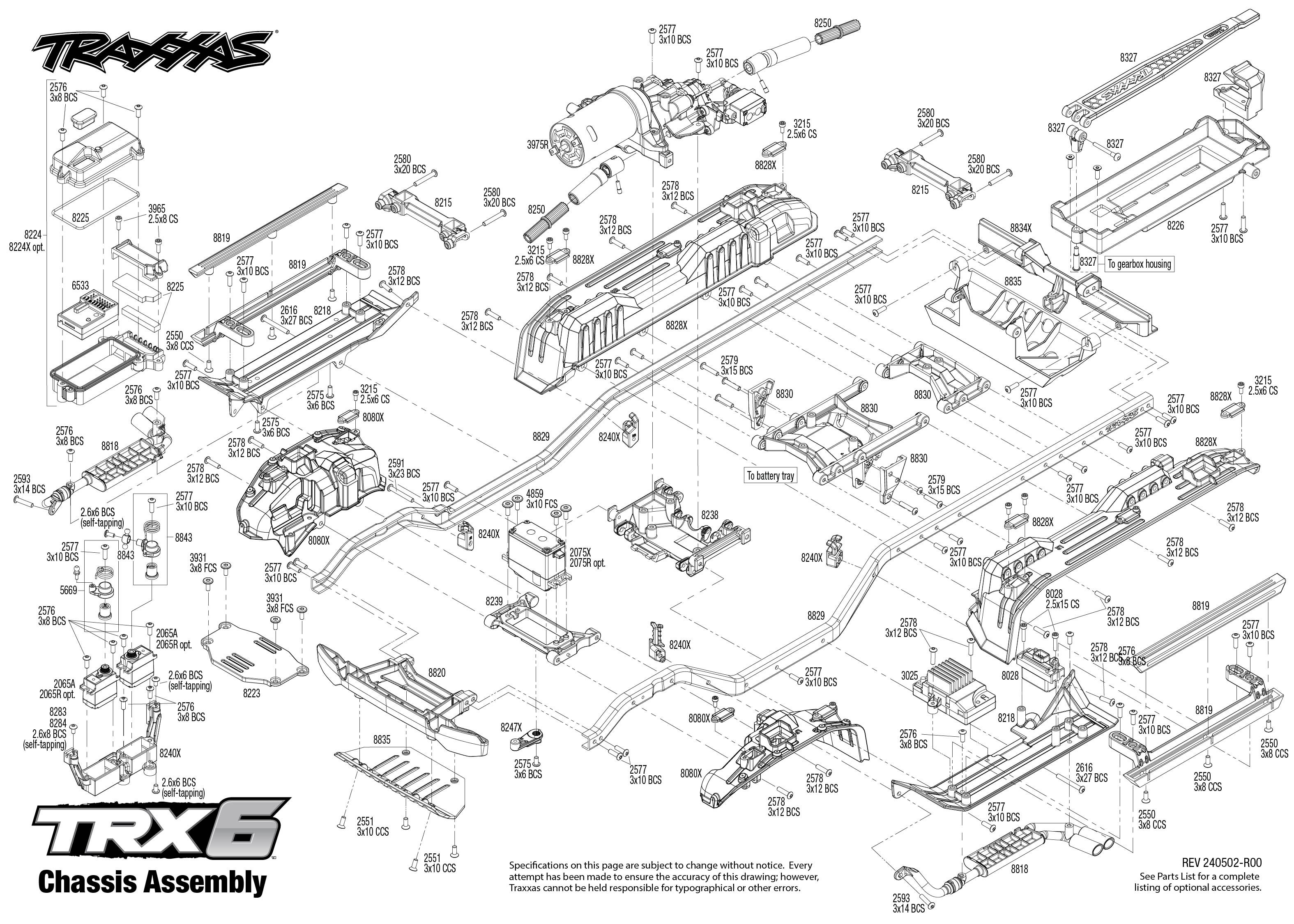 Exploded view: - Chassis | Astra