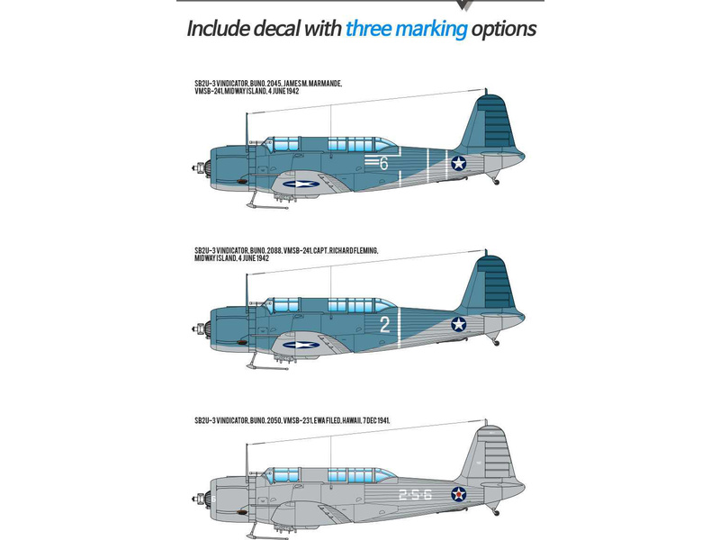 Academy Vought SB2U-3 USN Battle of Midway (1:48) (AC-12350) | Astra