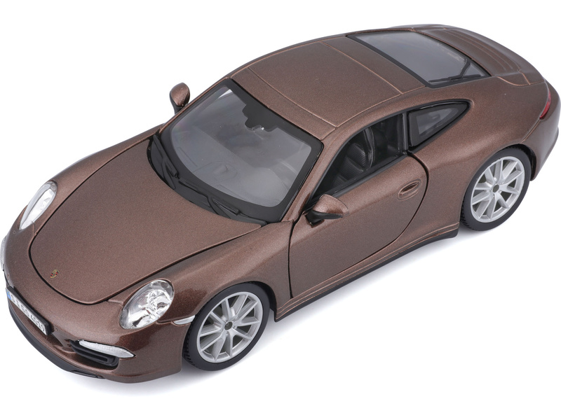 Bburago Plus Porsche 911 Carrera S 1:24 hnědá - sběratelský model auta ...