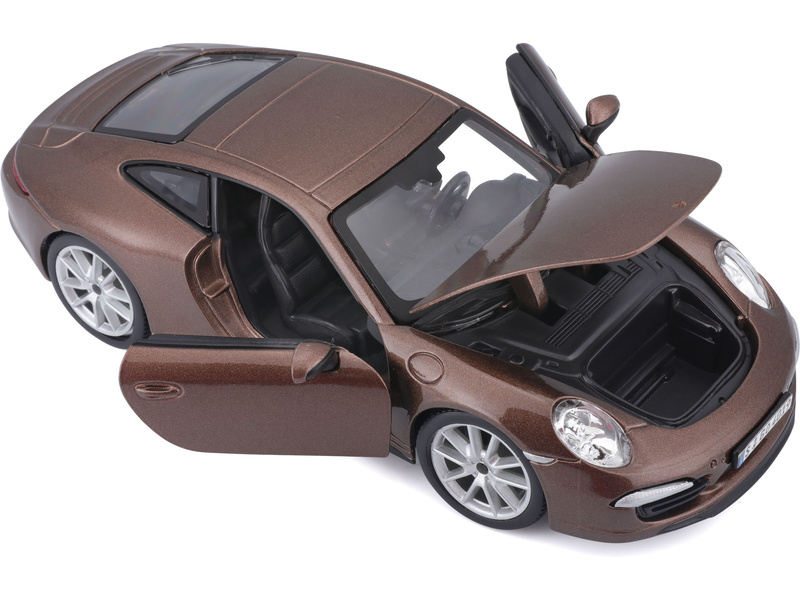 Bburago Plus Porsche 911 Carrera S 1:24 hnědá - sběratelský model auta ...