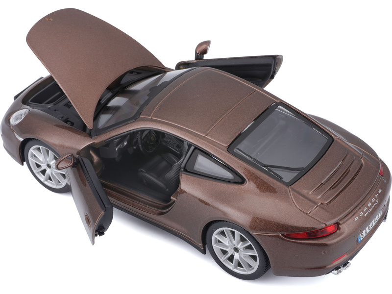 Bburago Plus Porsche 911 Carrera S 1:24 hnědá - sběratelský model auta ...