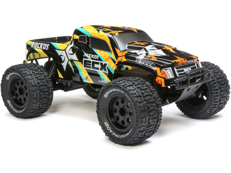 ECX 1/10 Ruckus RTR Black (ECX03431T1) | Astra