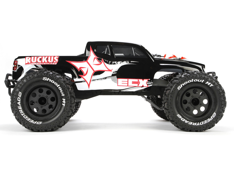 ECX Ruckus 1:10 Brushless RTR černý - RC model auta (ECX03009I) | Astra