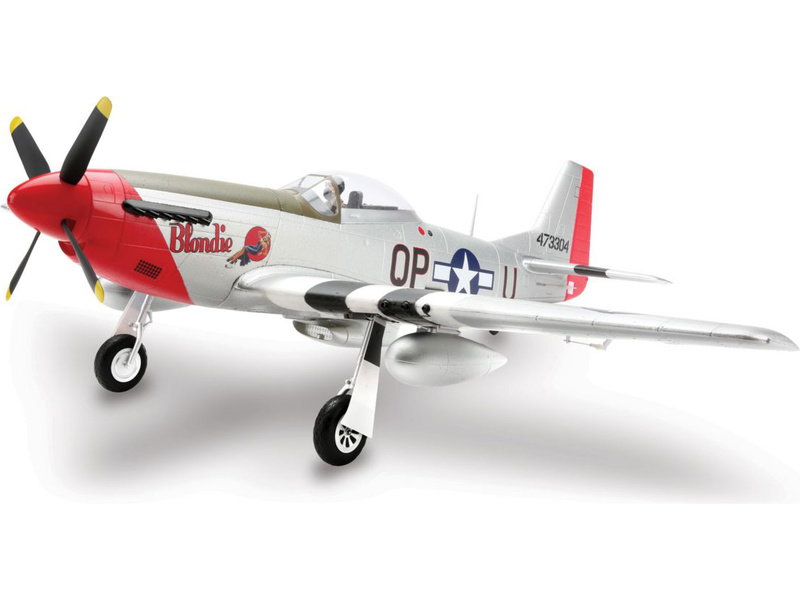 E-flite P-51D Mustang 1.2m AS3X BNF Basic (EFL8250) | Astra