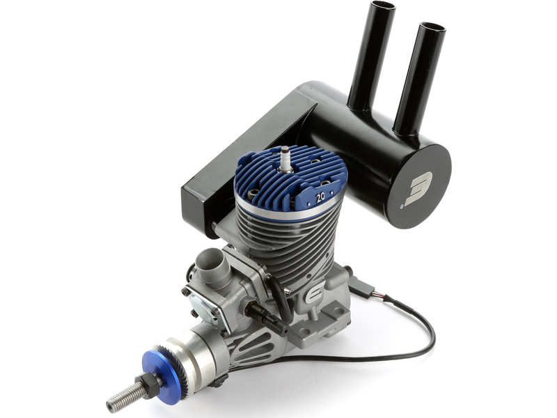 Evolution 20GX2 20cc (1.20 cu. in.) Gas Engine with Pumped Carb ...