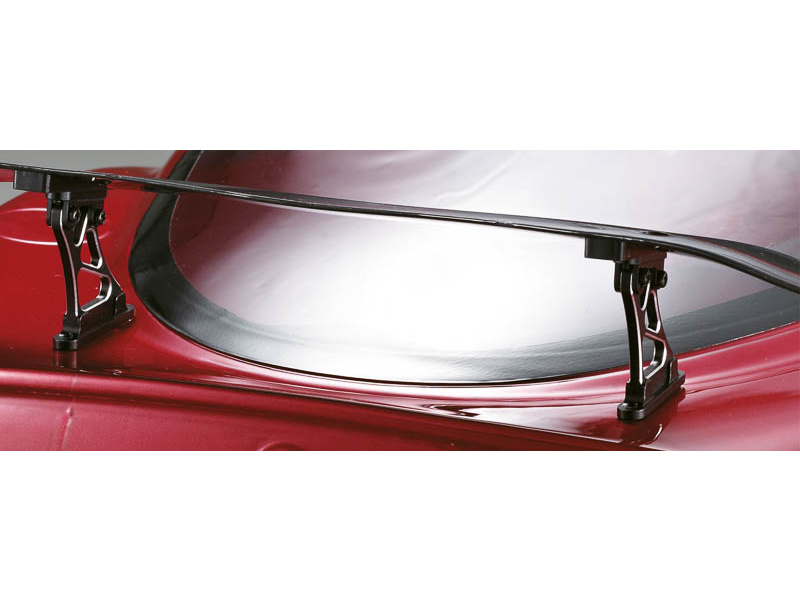 Killerbody Rear Wing Mount CNC High Black 1/7 (KB48115HBK) | Astra