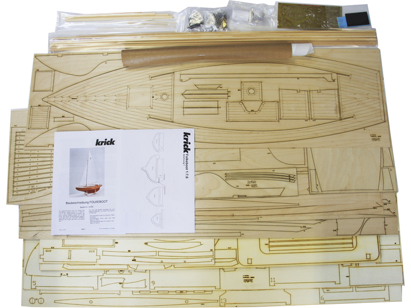Krick Folkeboot 1:7.6 RC kit (KR-20390) | Astra