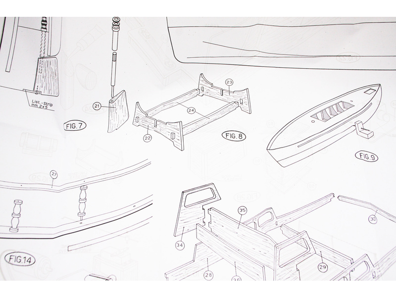 Mantua Model Motor yacht Bruma 1:43 kit (KR-800736) | Astra