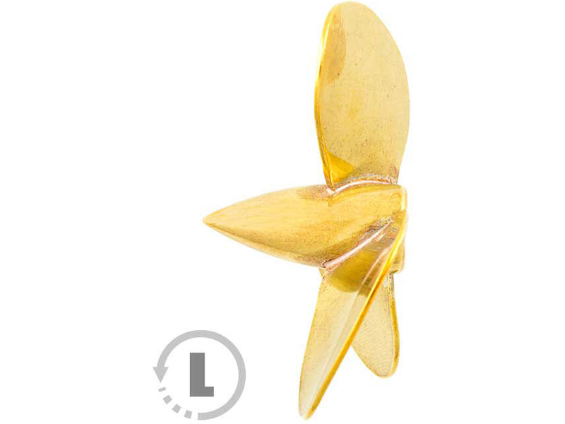 Raboesch boat propeller class 162 40mm M4 3-blade left (KR-rb162-18 ...