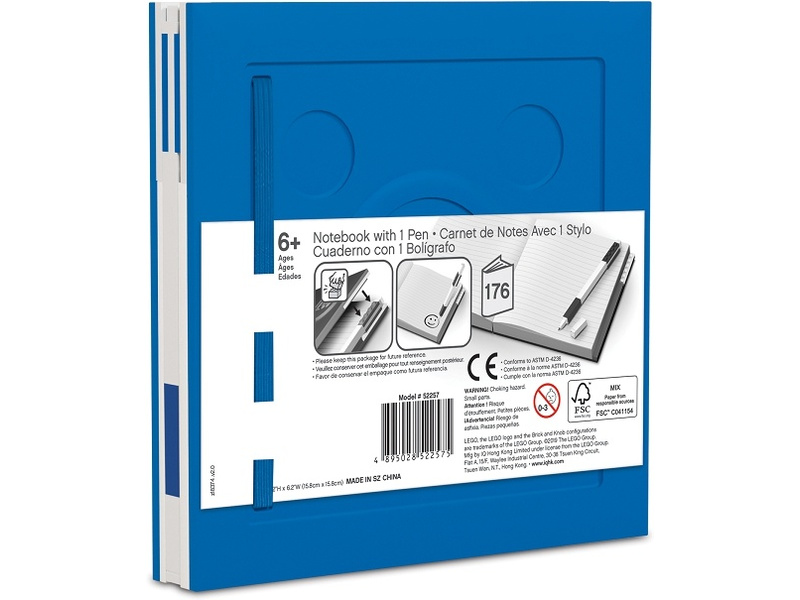 LEGO 2.0 Notebook with gel pen red (LEGO52439) | Astra