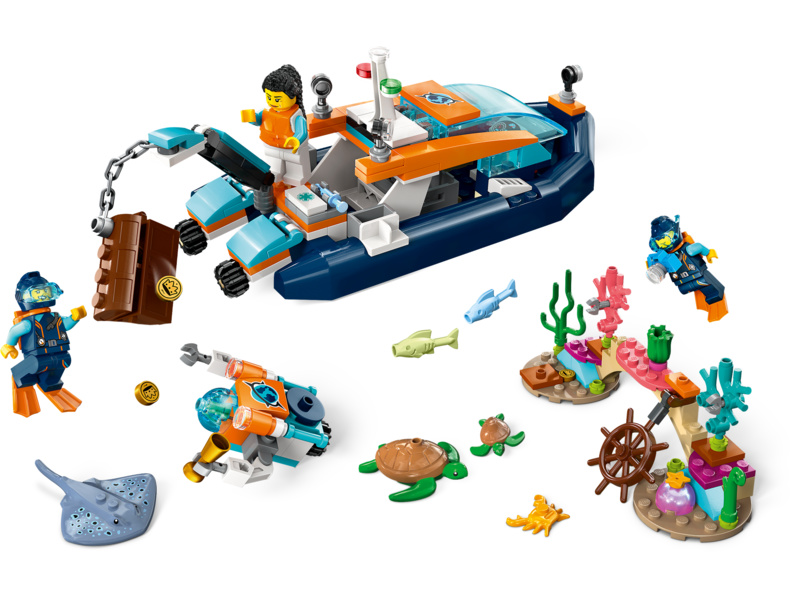 LEGO City - Explorer Diving Boat (LEGO60377) | Astra