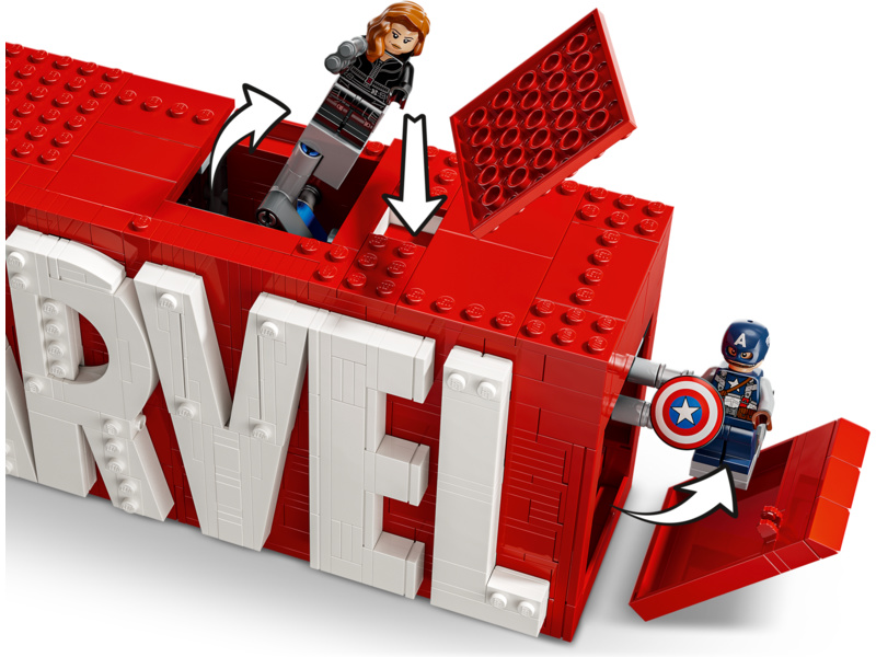 LEGO Marvel - Logo MARVEL a minifigurky (LEGO76313) | Astra