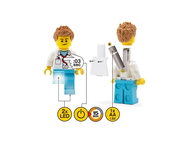 LEGO baterka - Iconic Doktor (LGL-TO48) | Astra