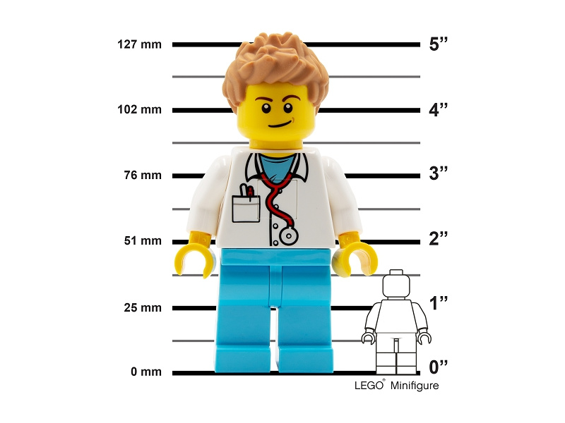 LEGO baterka - Iconic Doktor (LGL-TO48) | Astra